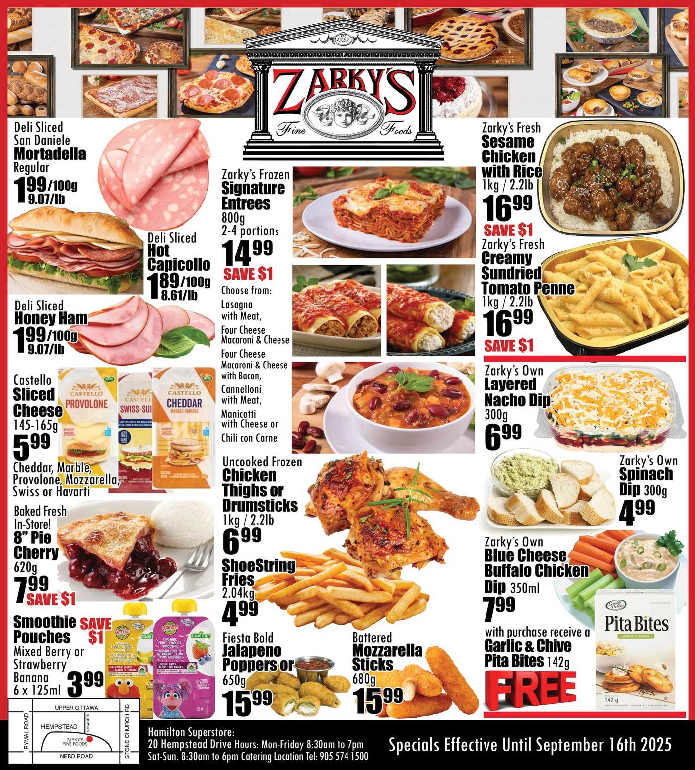 Zarky's Flyer September 10 to 16