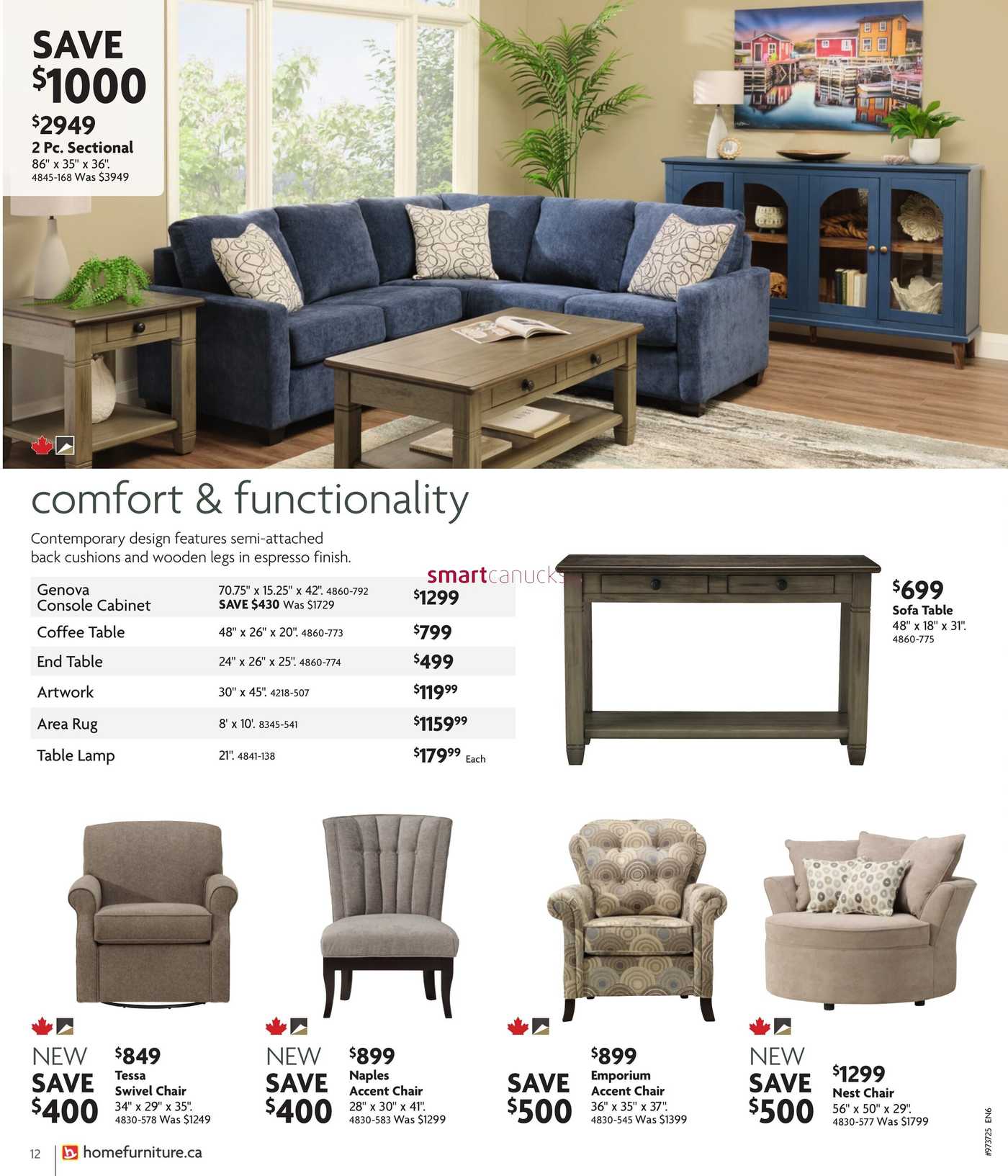 Home Furniture (ON) Flyer September 11 to October 5