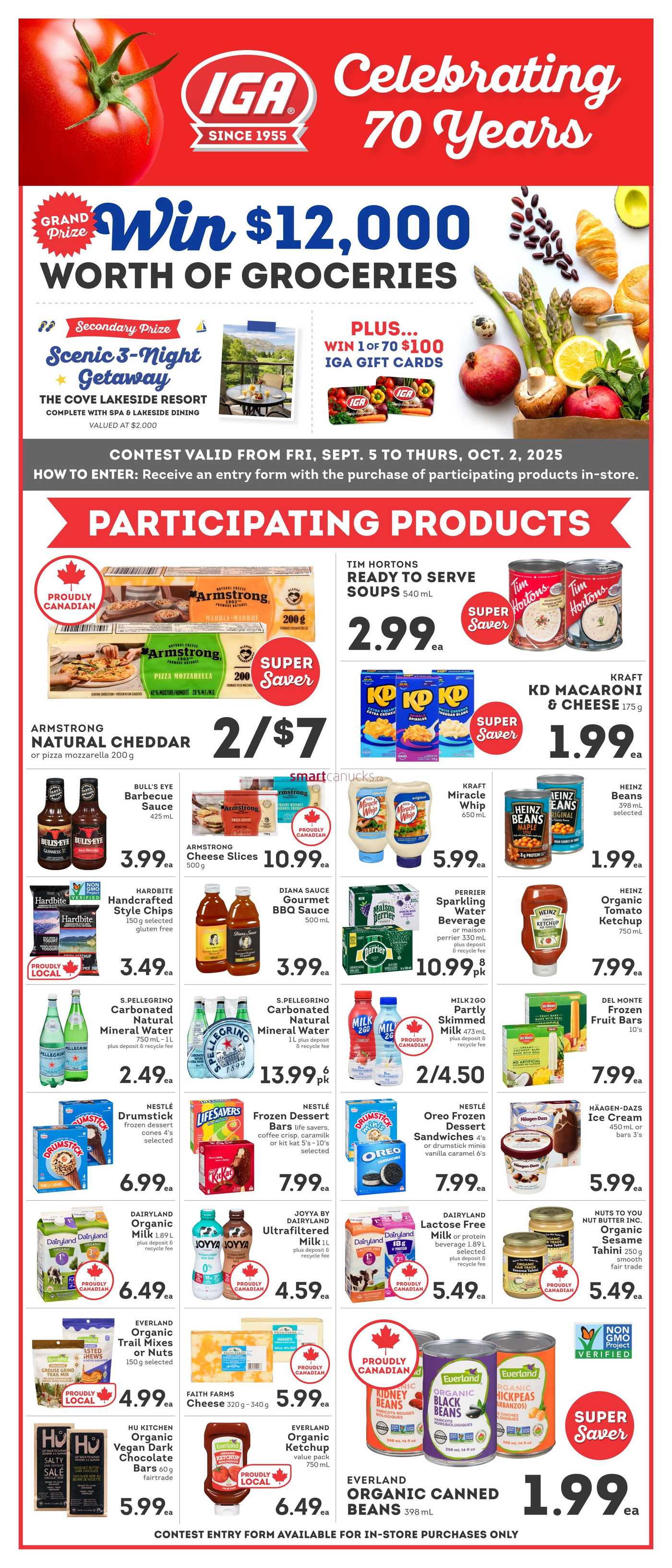 IGA Stores of BC Flyer September 12 to 18