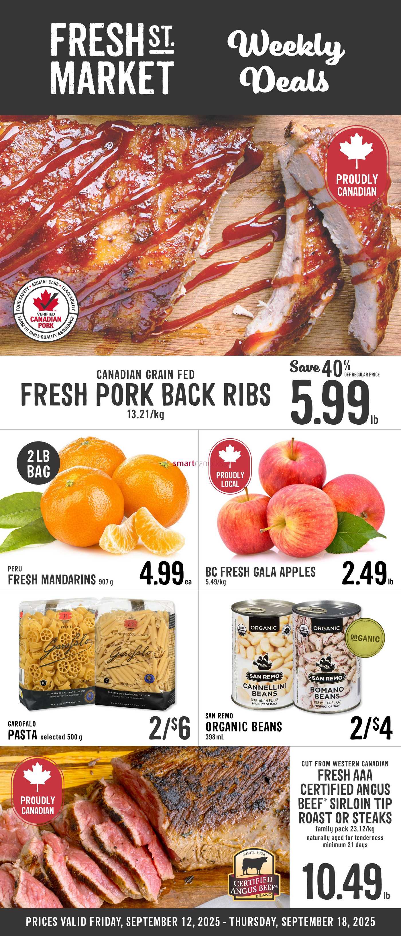 Fresh St. Market Flyer September 12 to 18