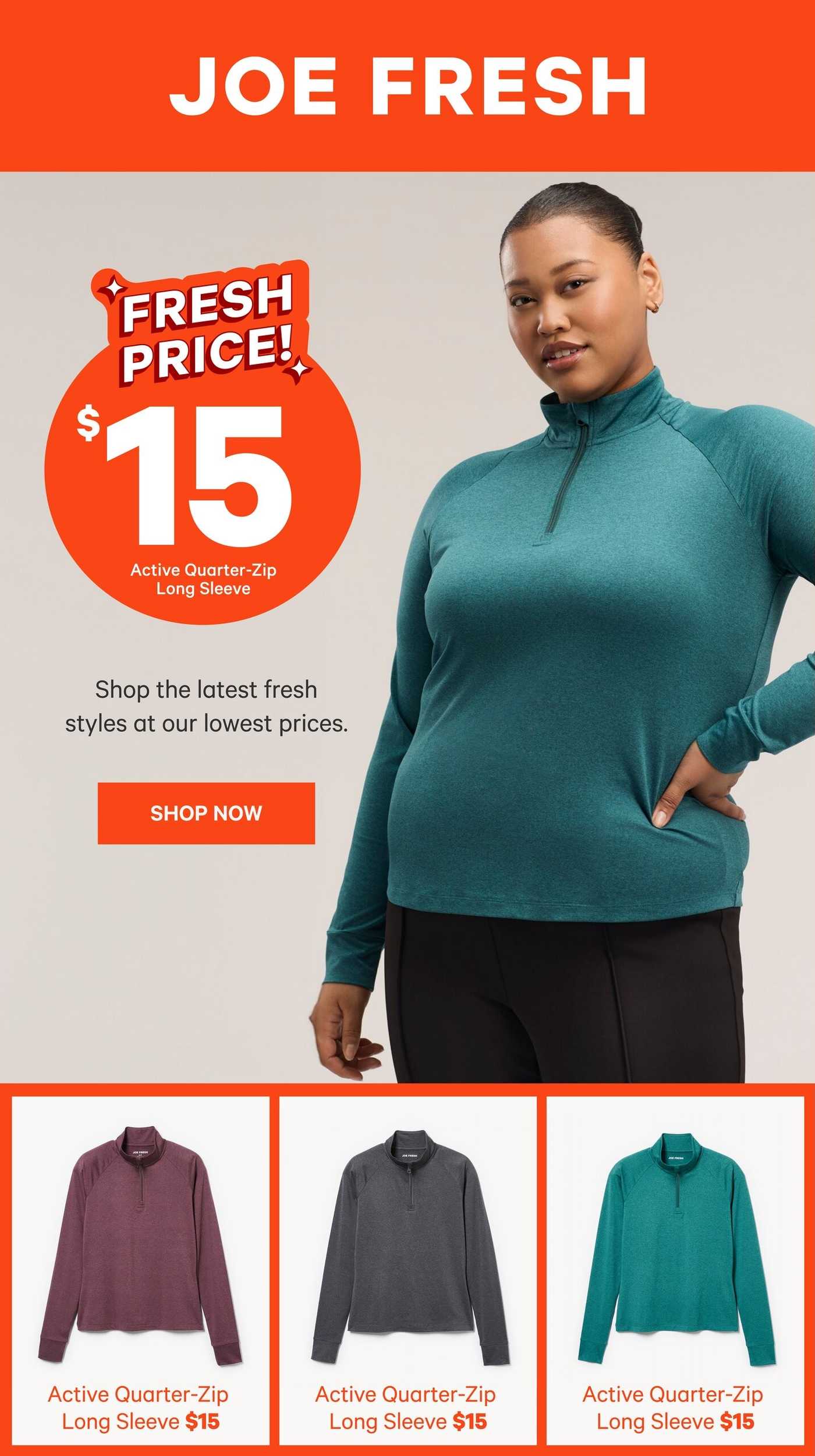 Joe Fresh Flyer September 11 to 17