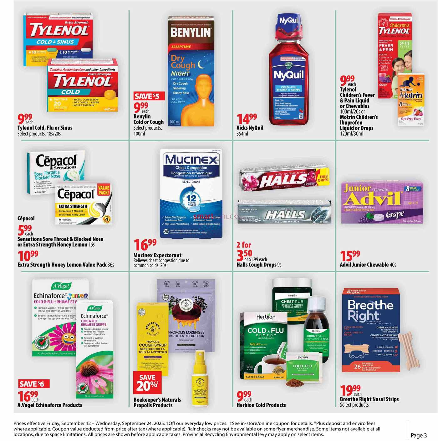 London Drugs Healthy Savings Event Flyer September 12 to 24