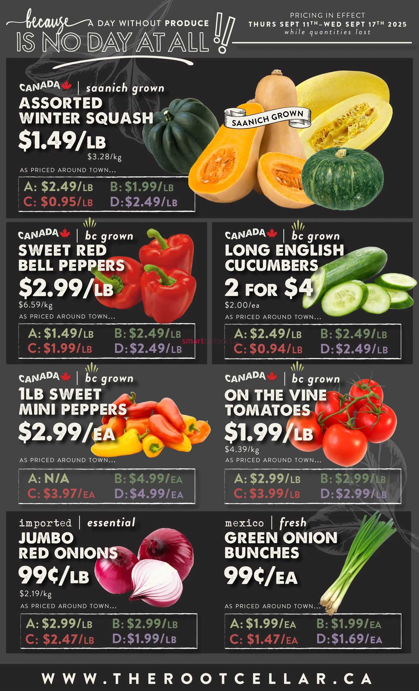 The Root Cellar Flyer September 11 to 17