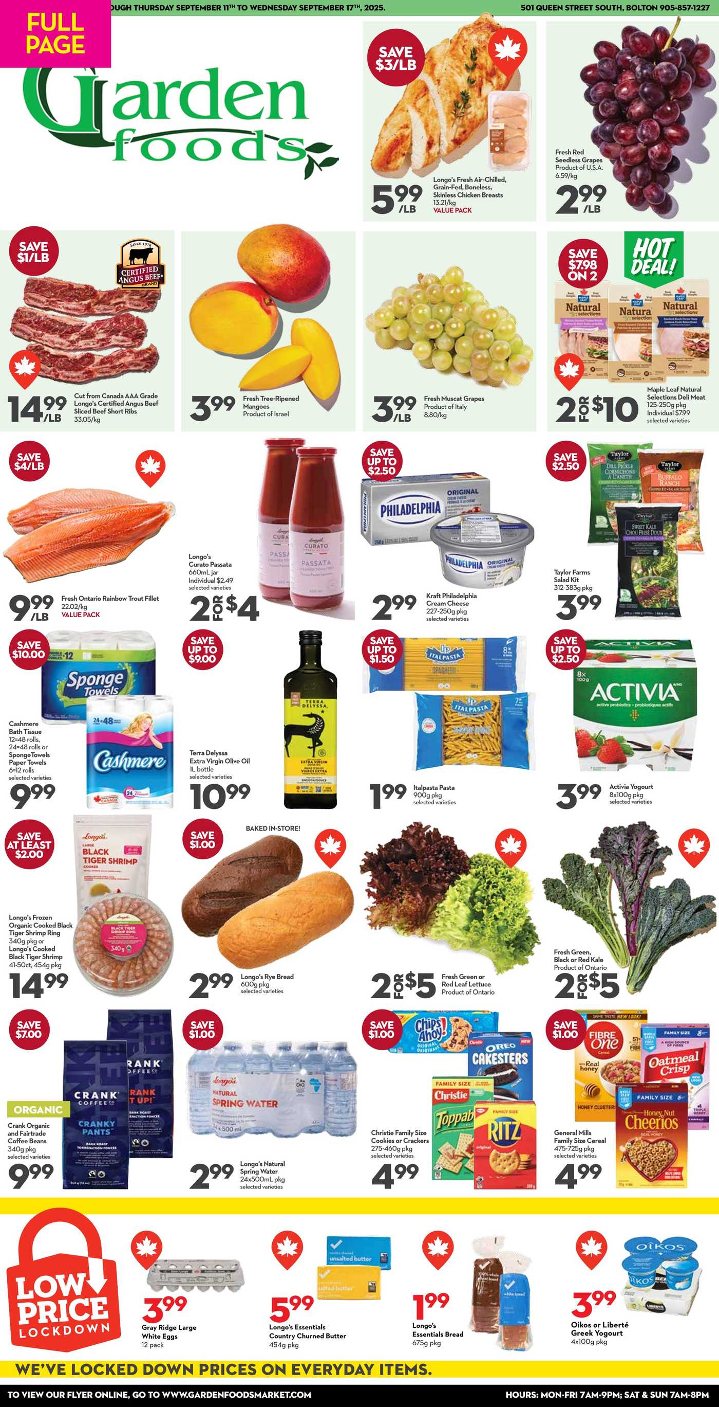 Garden Foods Flyer September 11 to 17