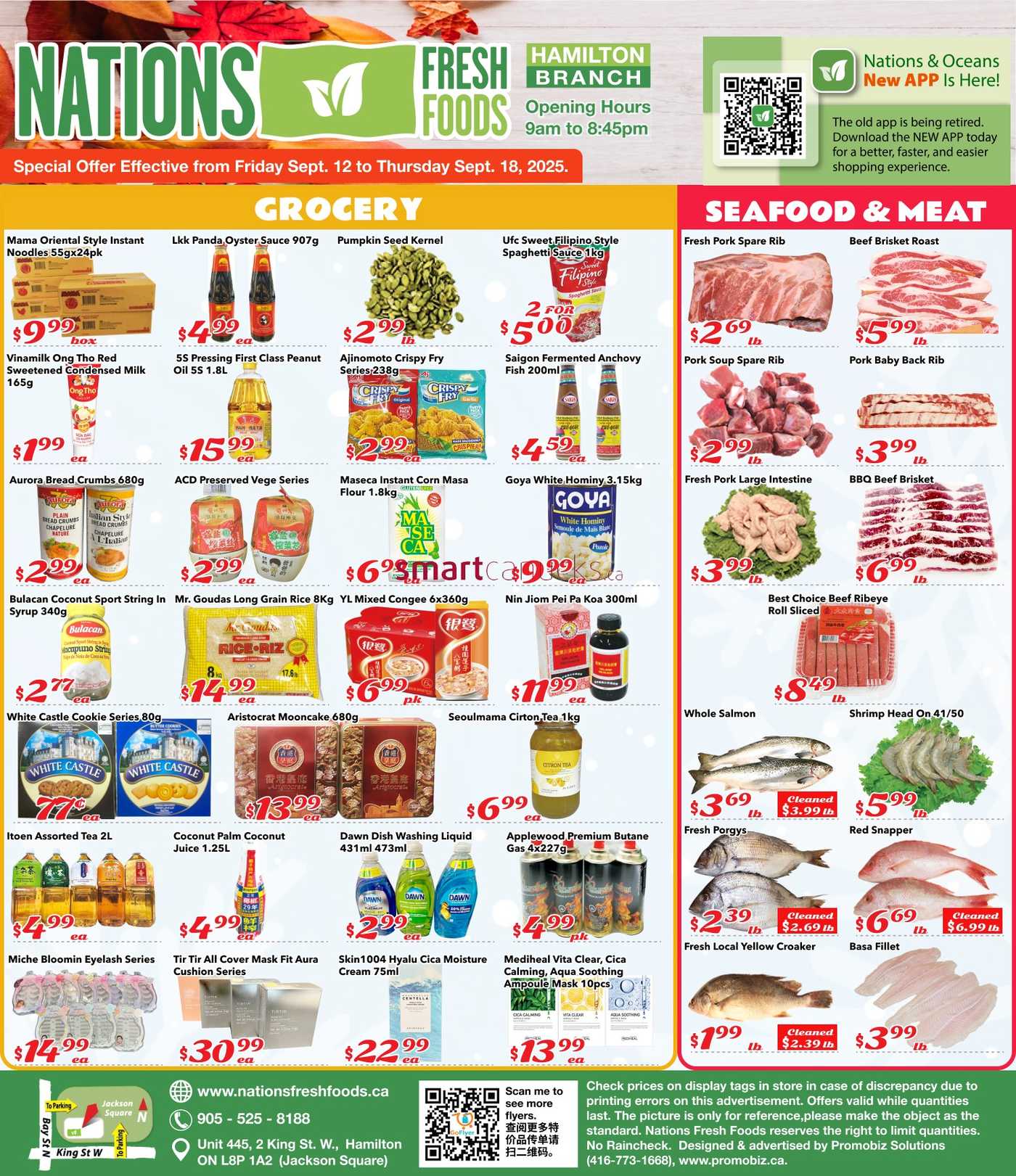 Nations Fresh Foods (Hamilton) Flyer September 12 to 18