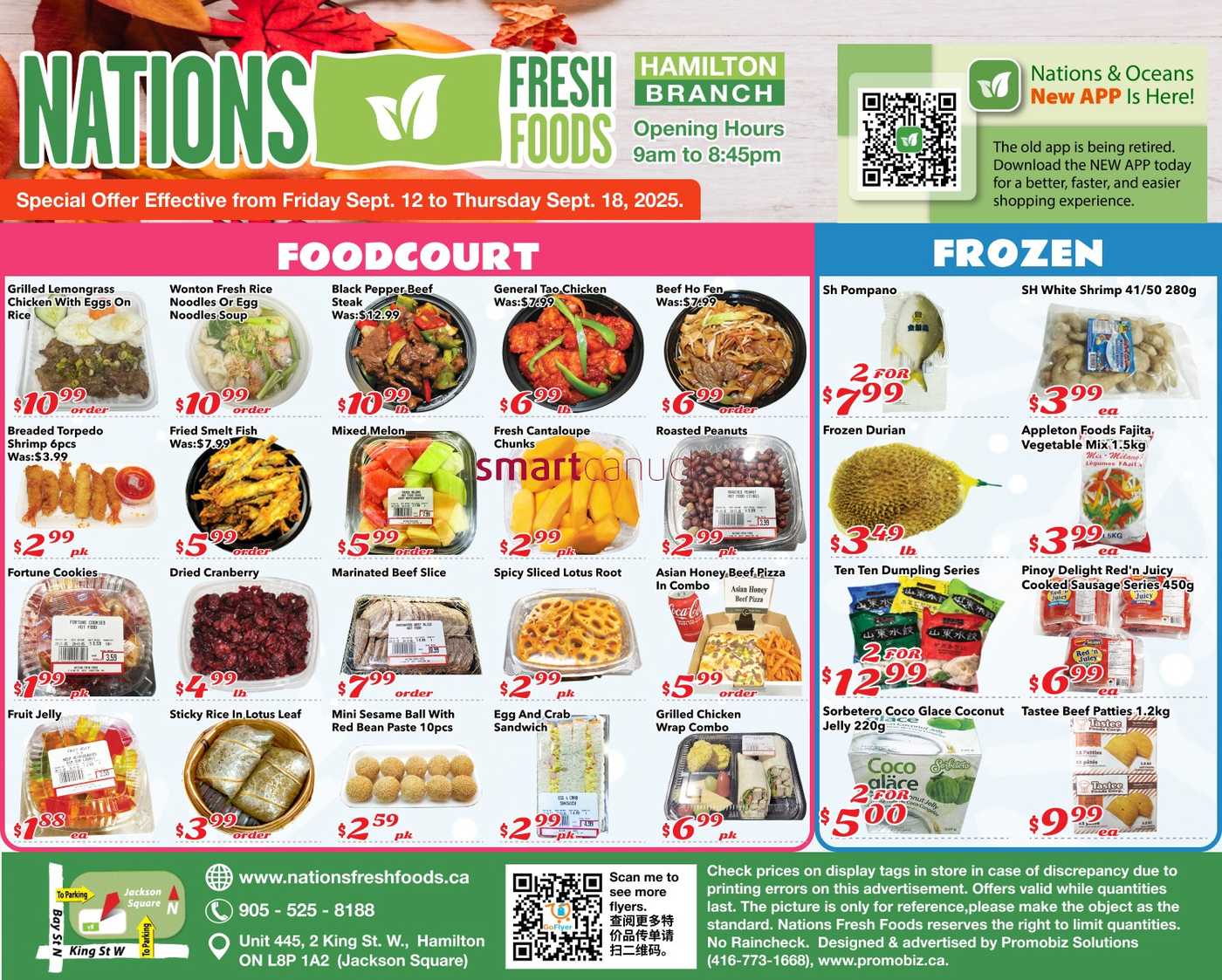 Nations Fresh Foods (Hamilton) Flyer September 12 to 18