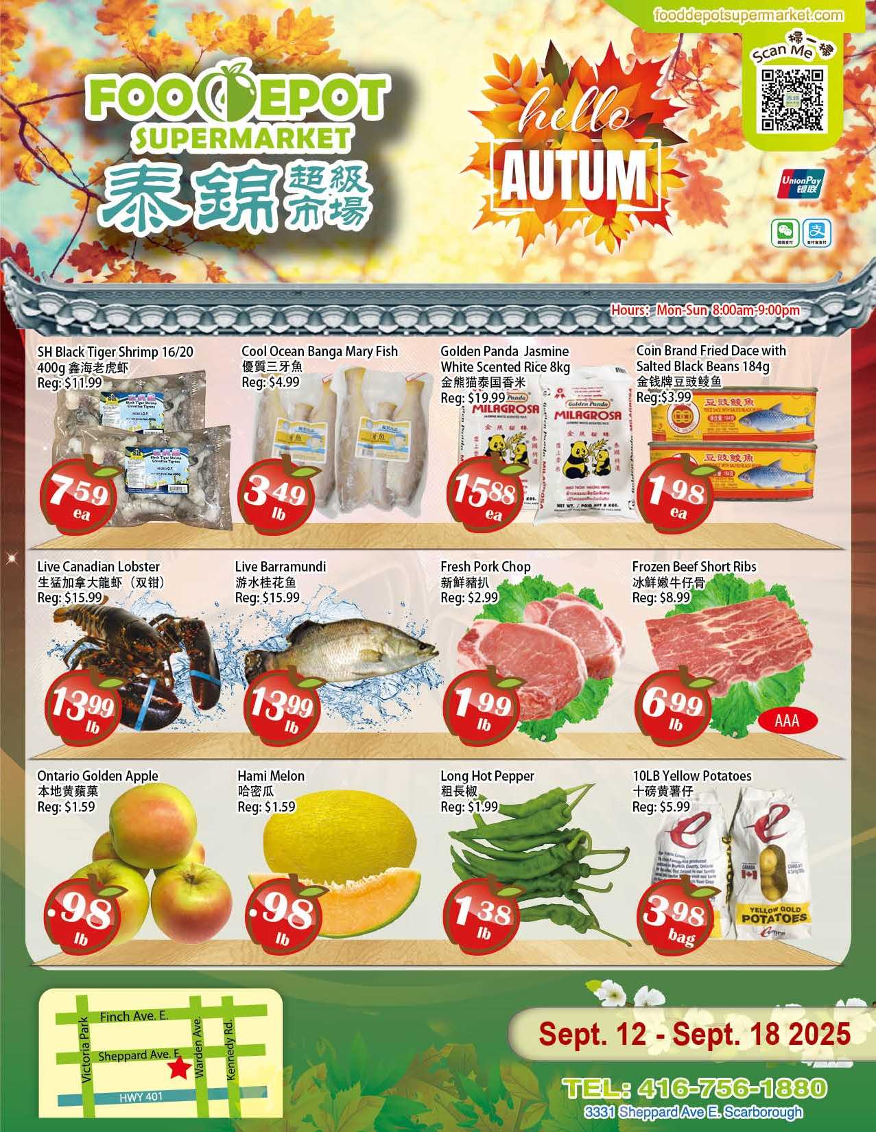 Food Depot Supermarket Flyer September 12 to 18