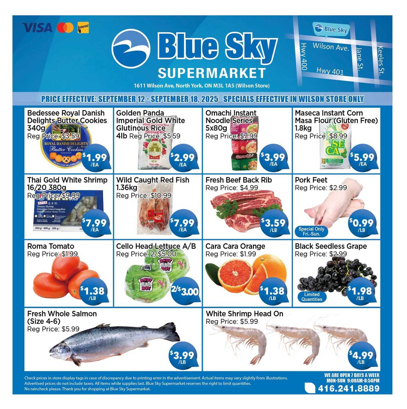 Blue Sky Supermarket (North York) Flyer September 12 to 18