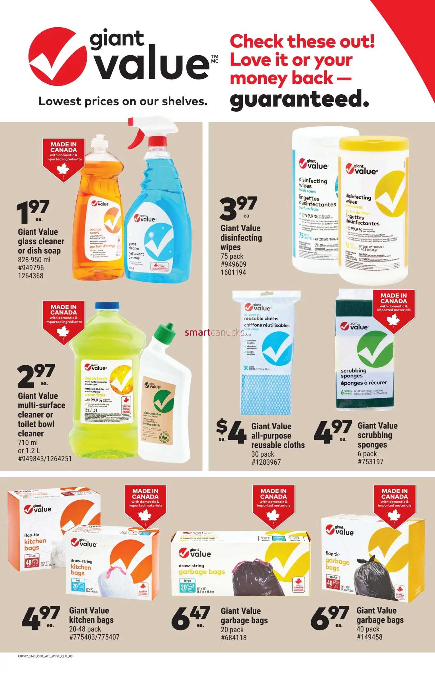 Giant Tiger (Atlantic) Flyer September 17 to 23