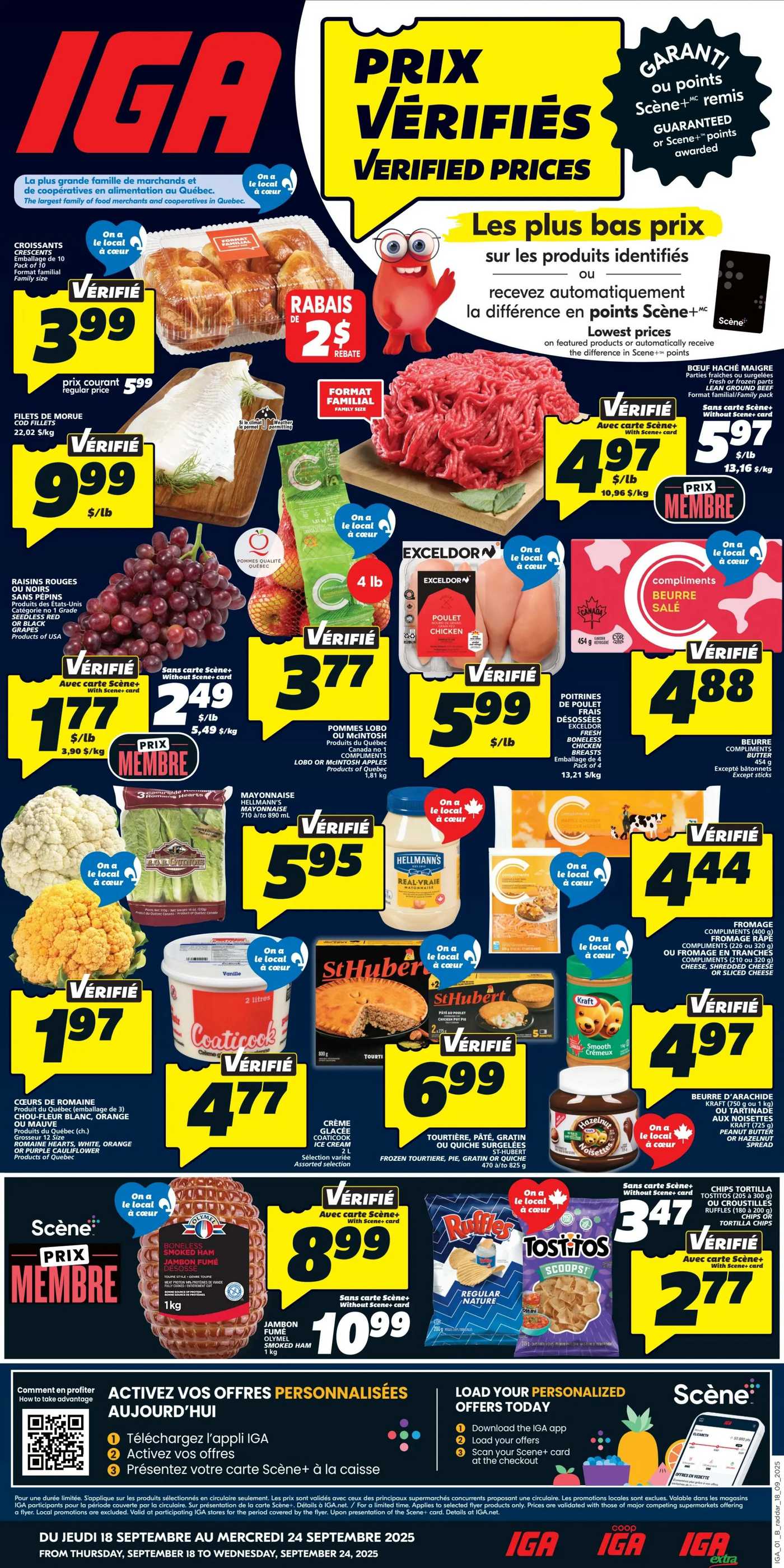 IGA (QC) Flyer September 18 to 24