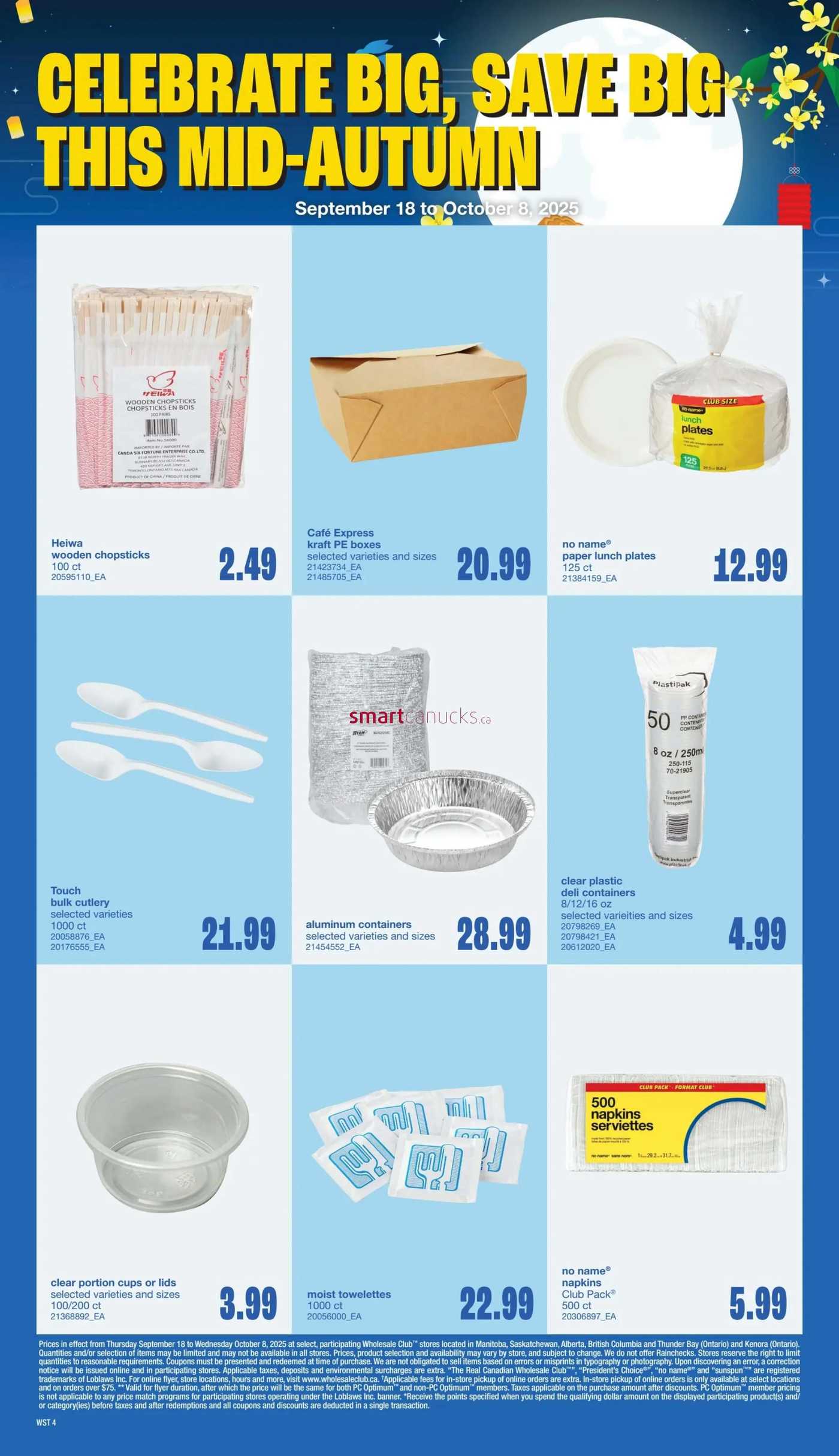 Wholesale Club (West) Flyer September 18 to October 8
