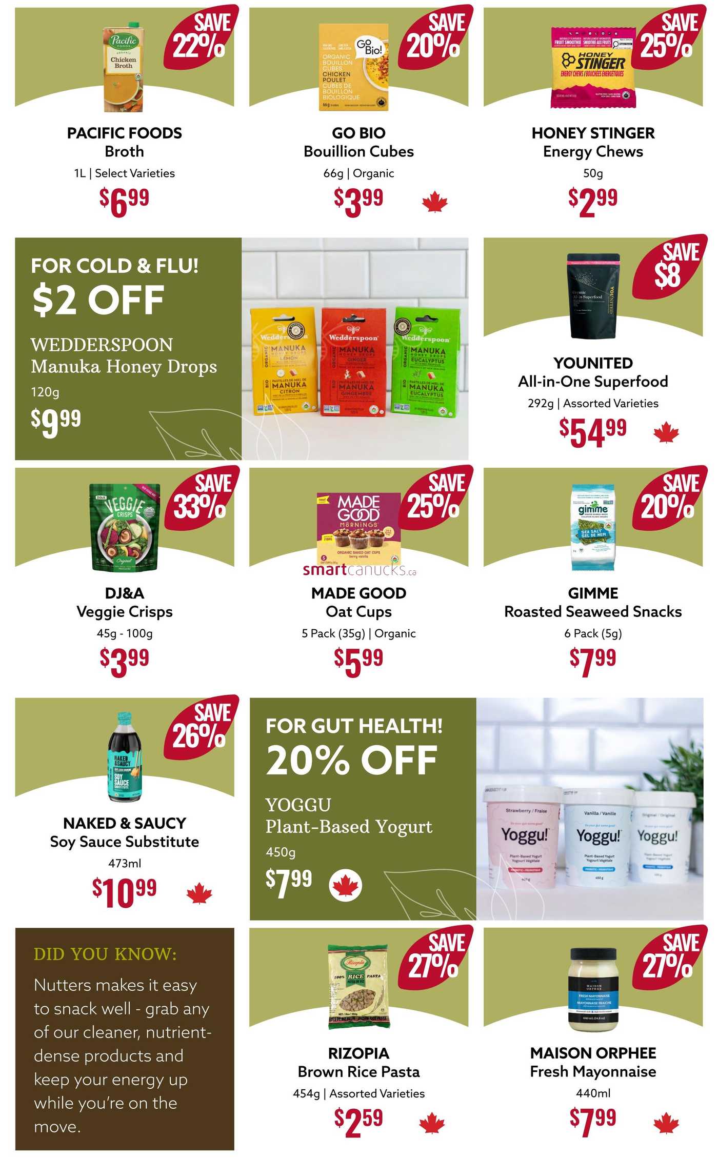 Nutters Everyday Naturals Flyer September 18 to 27
