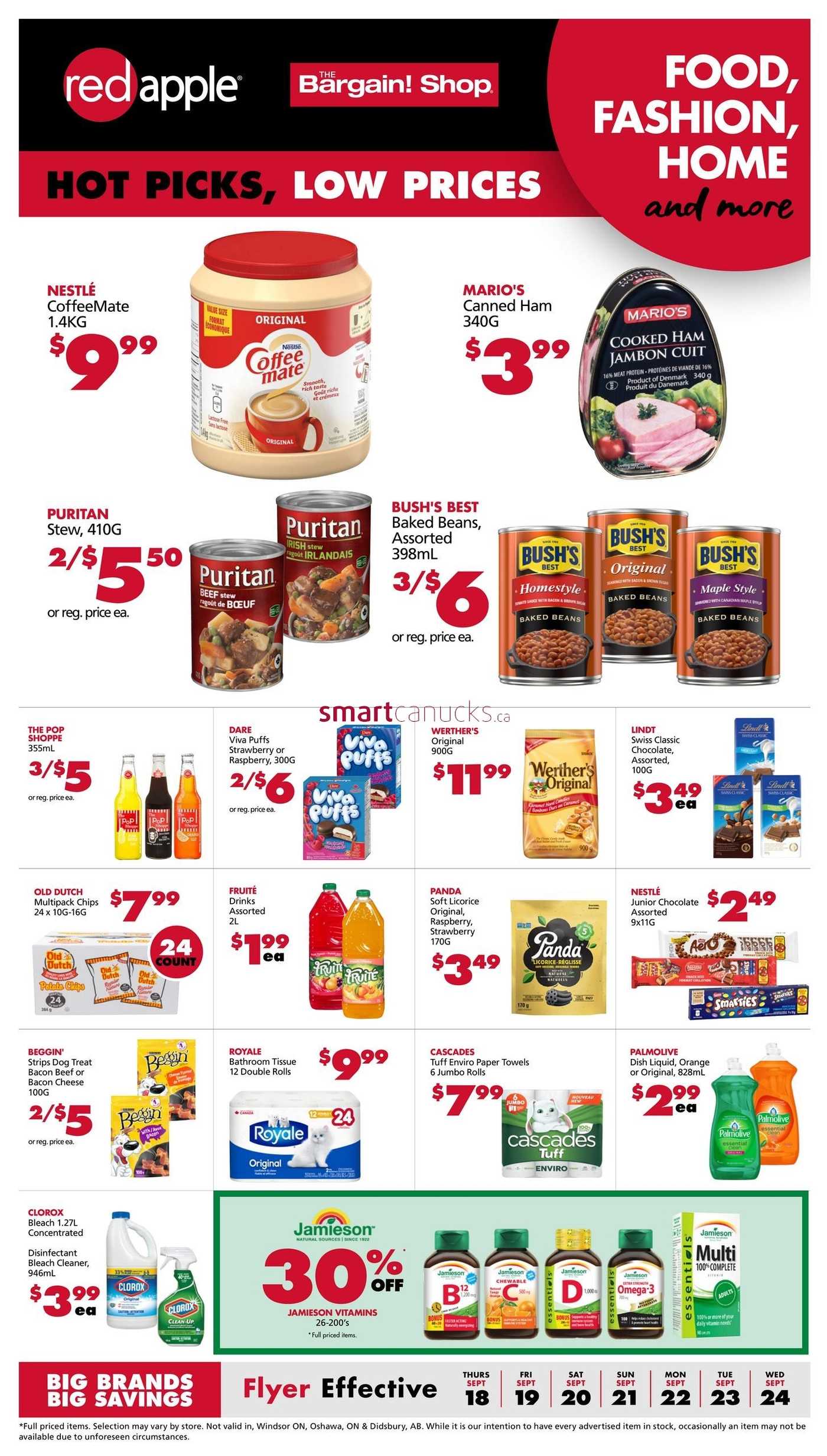 The Bargain Shop & Red Apple Stores Canada Flyers