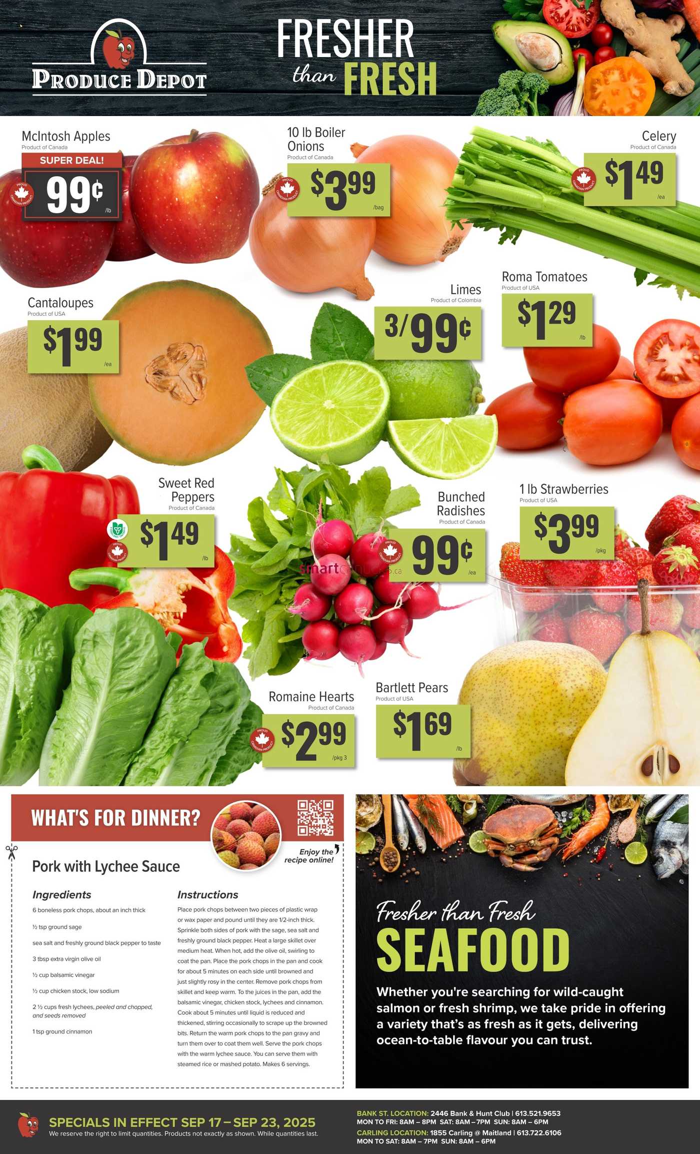 Produce Depot Flyer September 17 to 23