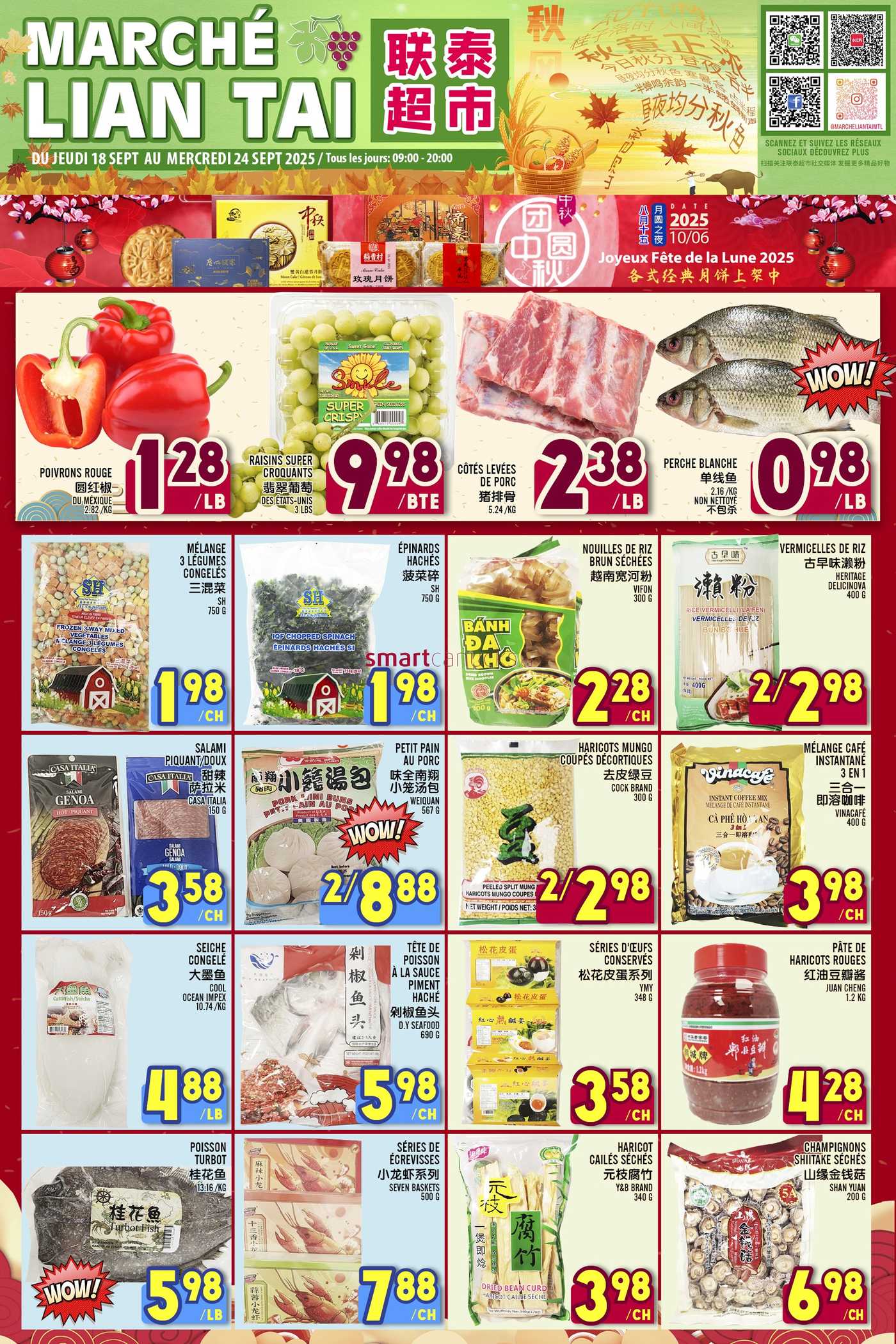 Marche Lian Tai Flyer September 18 to 24