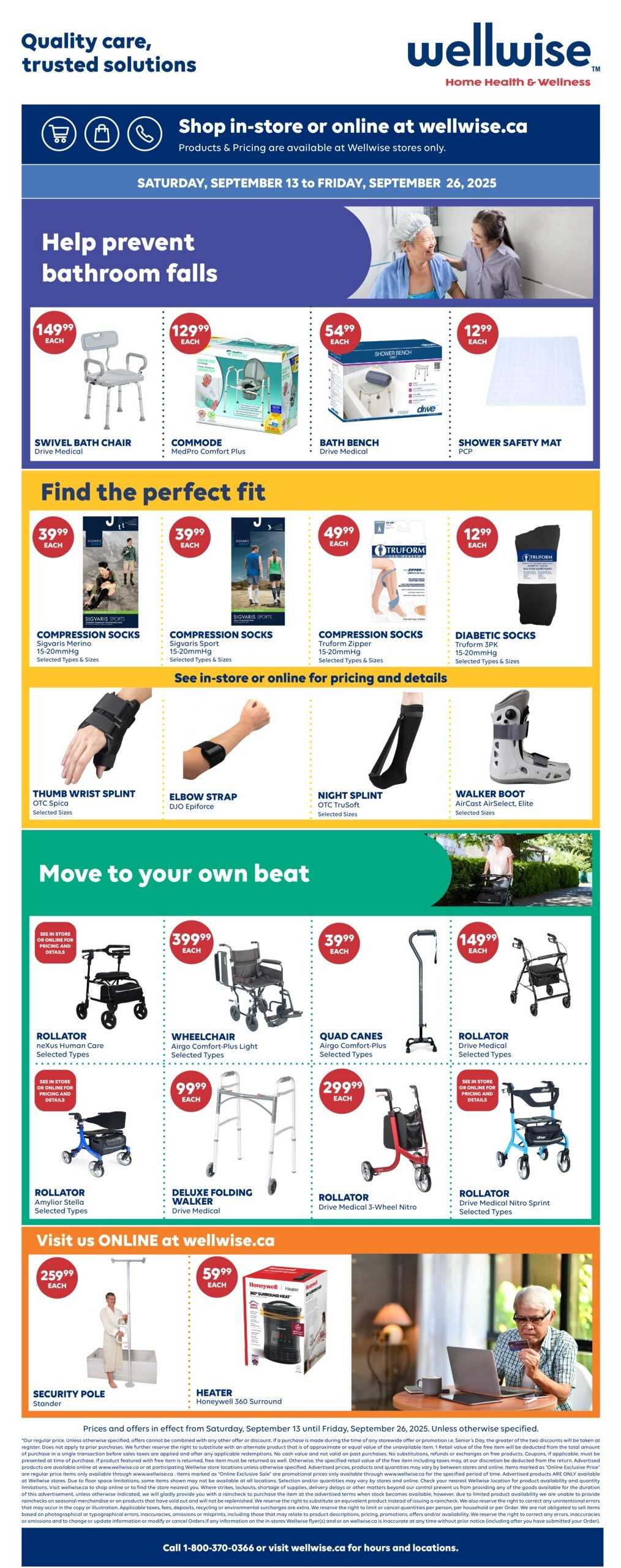 Wellwise By Shoppers Flyer September 20 to 26