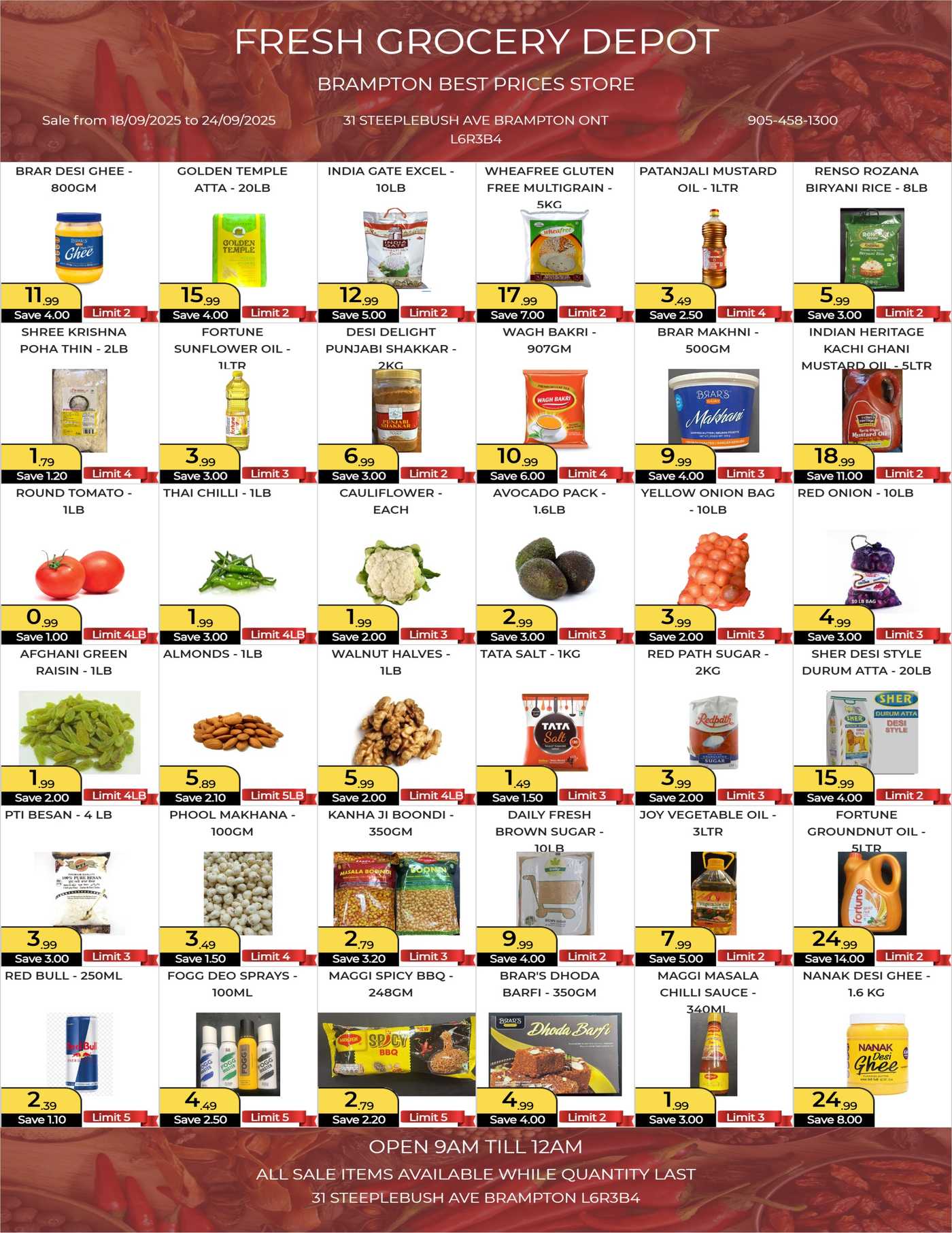 Fresh Grocery Depot Flyer September 18 to 24