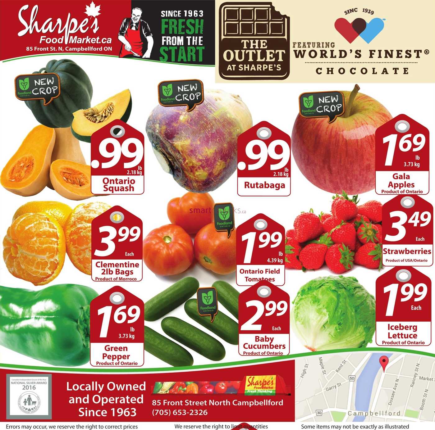 Sharpe's Food Market Flyer September 18 to 24
