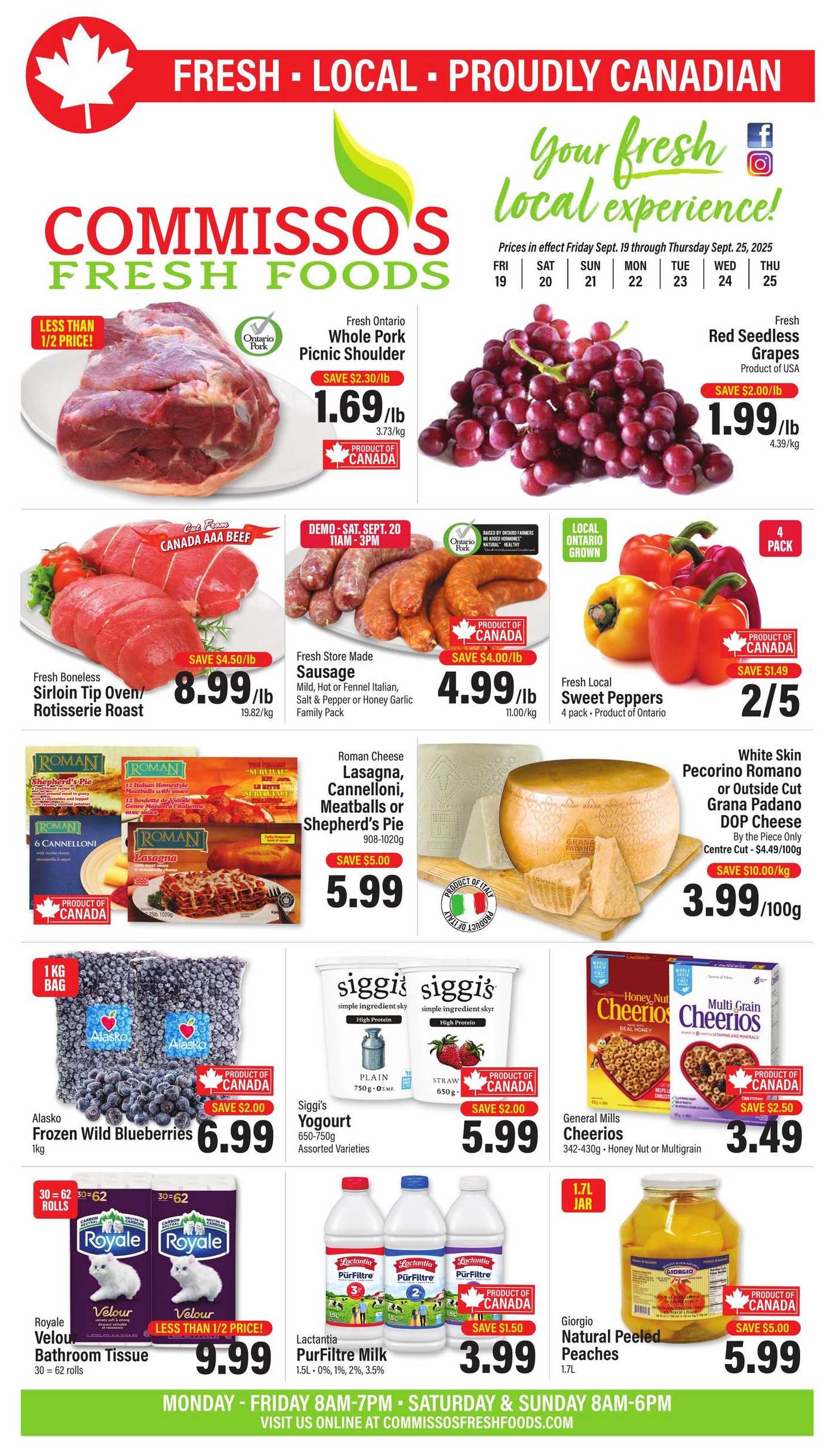Commisso's Fresh Foods Flyer September 19 to 25