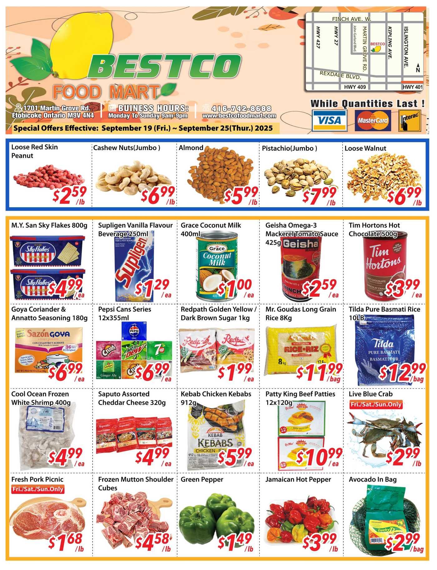BestCo Food Mart (Etobicoke) Flyer September 19 to 25