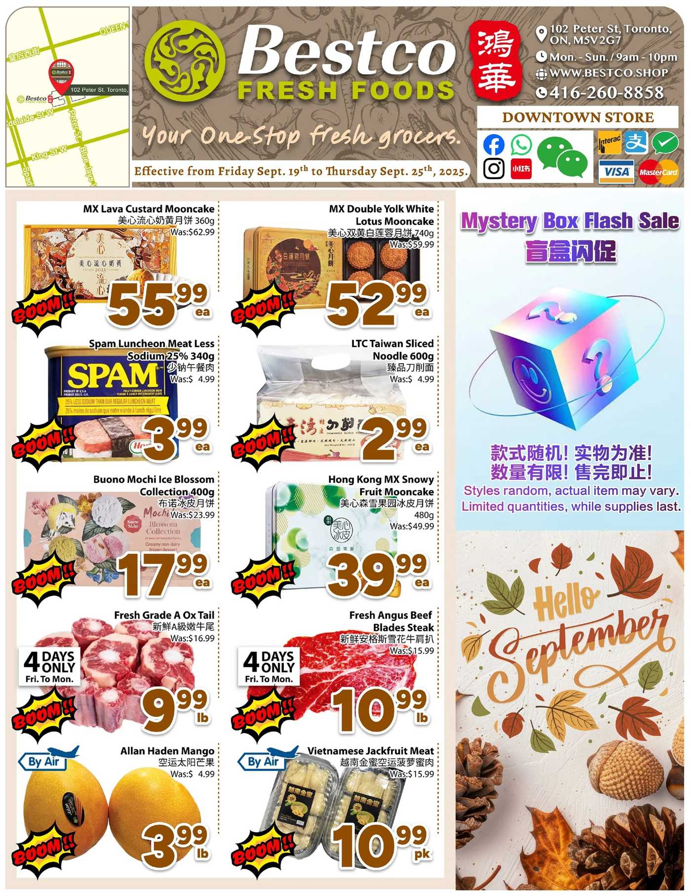 BestCo Food Mart (Downtown Toronto) Flyer September 19 to 25