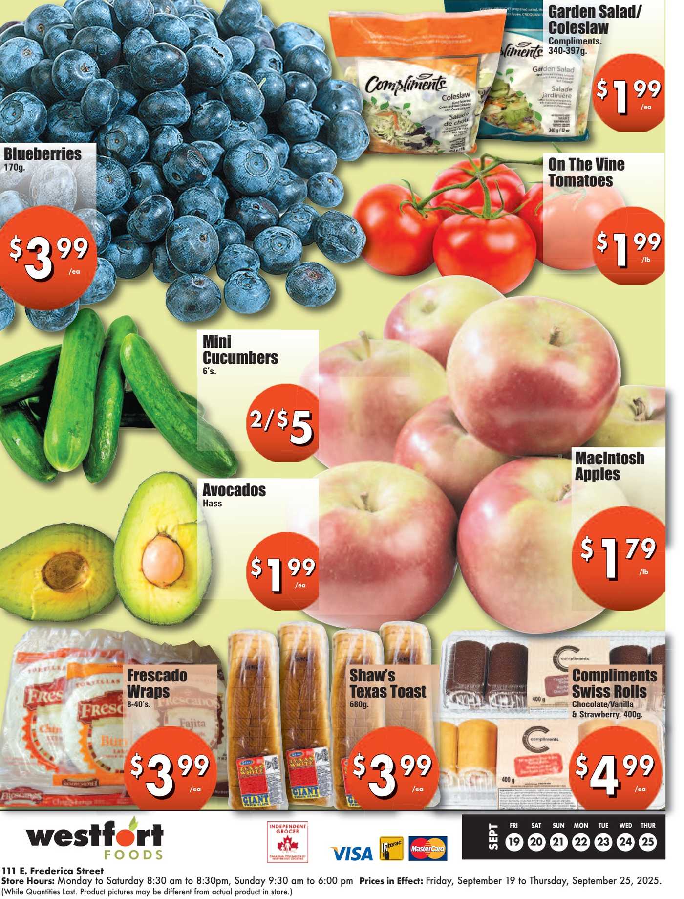 Westfort Foods Flyer September 19 to 25