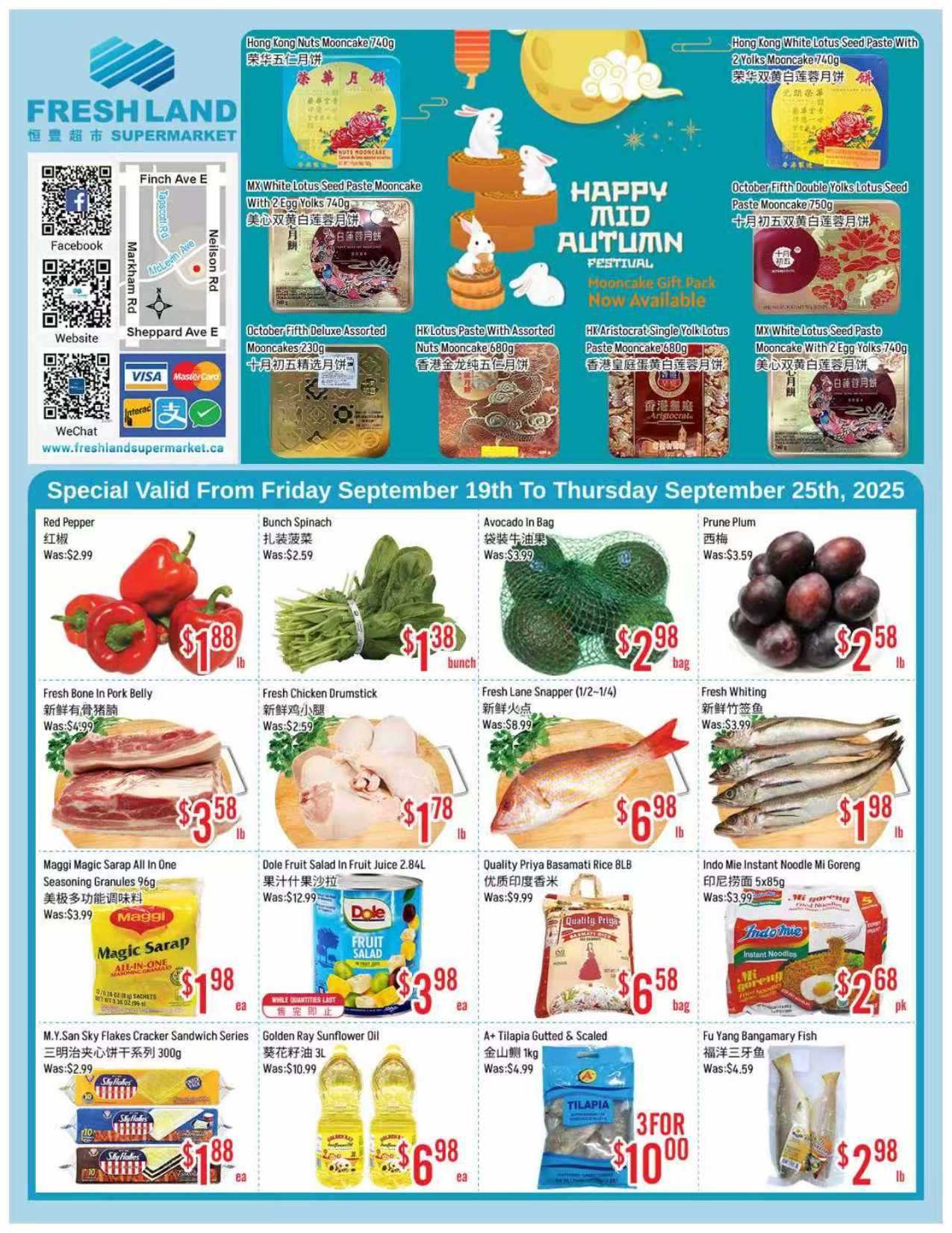 FreshLand Supermarket Flyer September 19 to 25