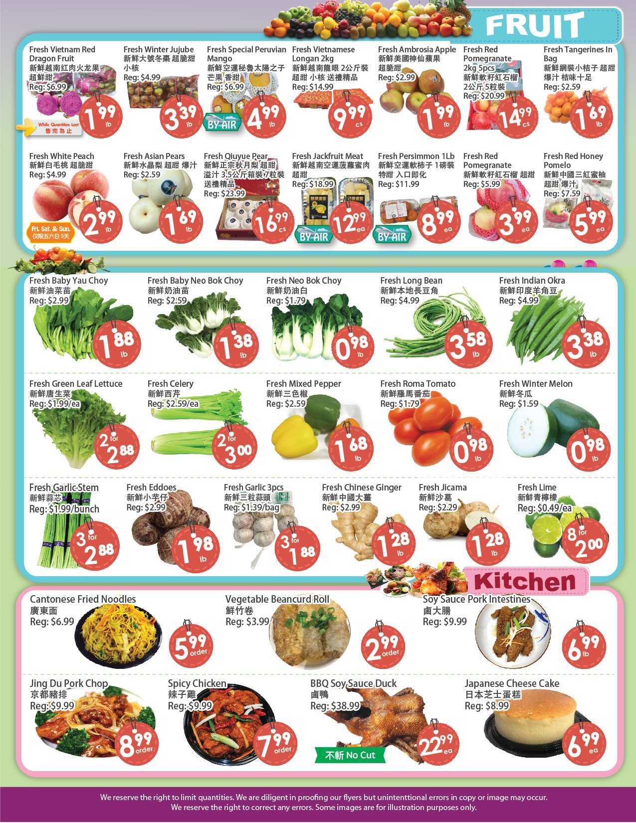 Fresh Palace Supermarket Flyer September 19 to 25