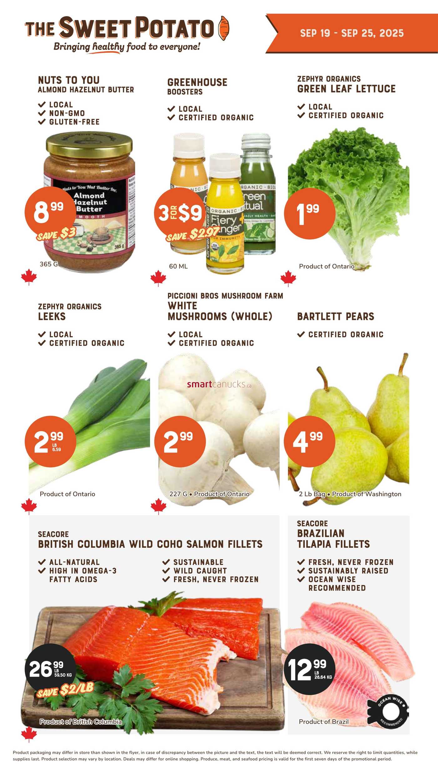 The Sweet Potato Flyer September 19 to 25