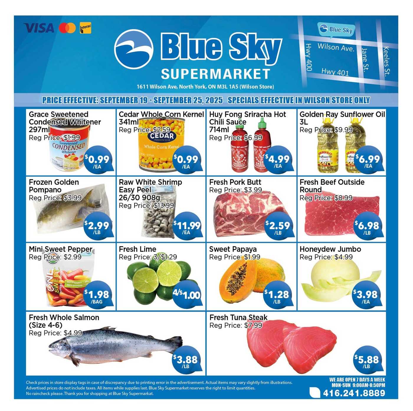 Blue Sky Supermarket (North York) Flyer September 19 to 25