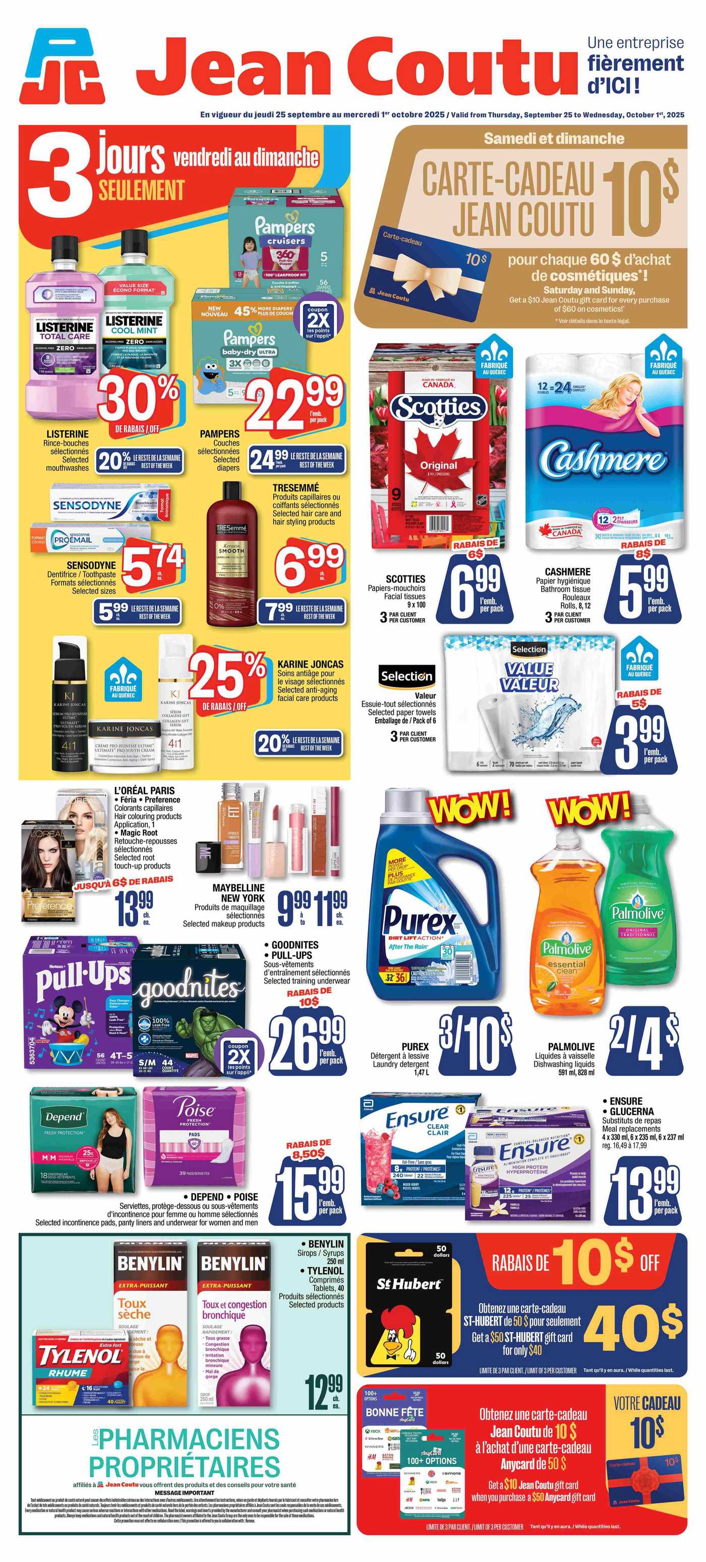 Jean Coutu Flyer September 25 to October 1