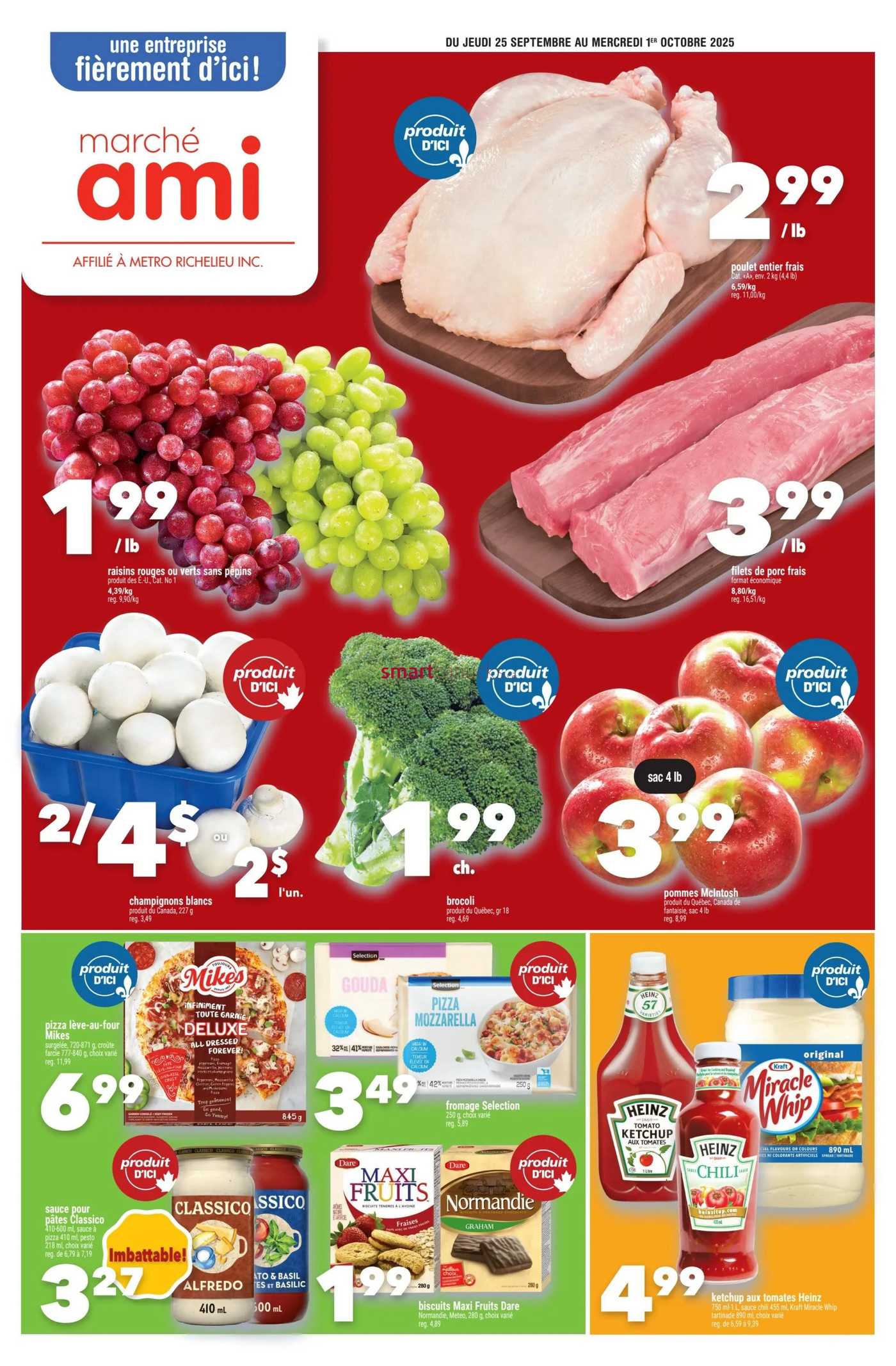 Marche Ami Flyer September 25 to October 1