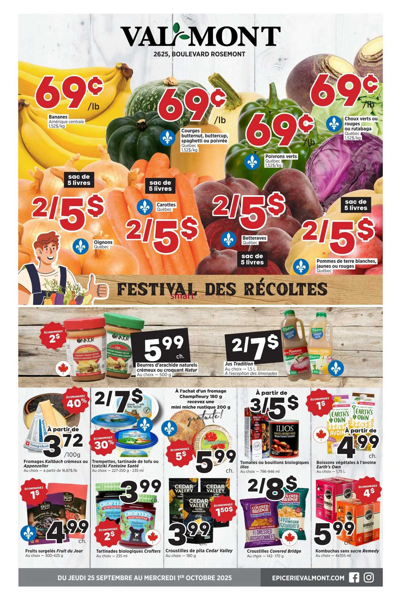 Val-Mont Flyer September 25 to October 1