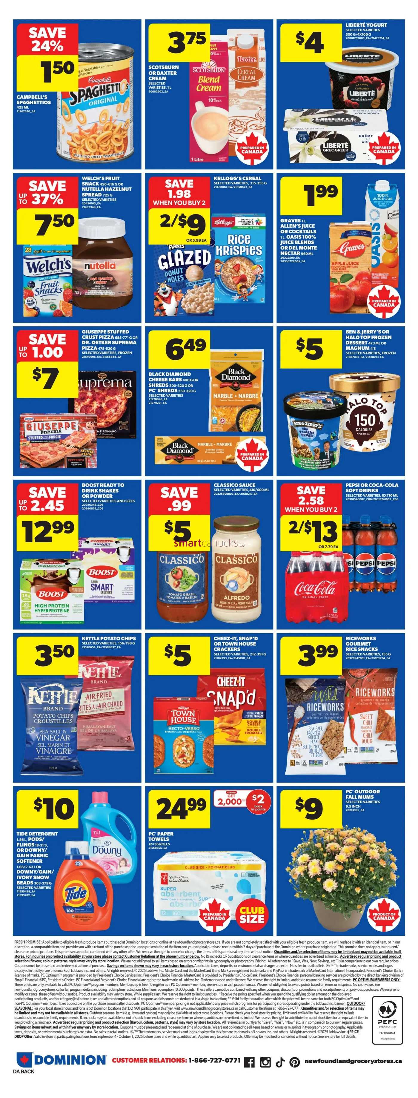 Dominion Flyer September 25 to October 1