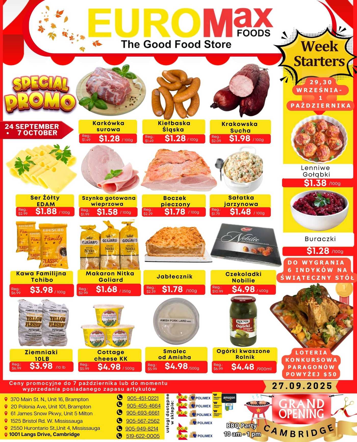 EuroMax Foods Bi-Weekly Flyer September 24 to October 7