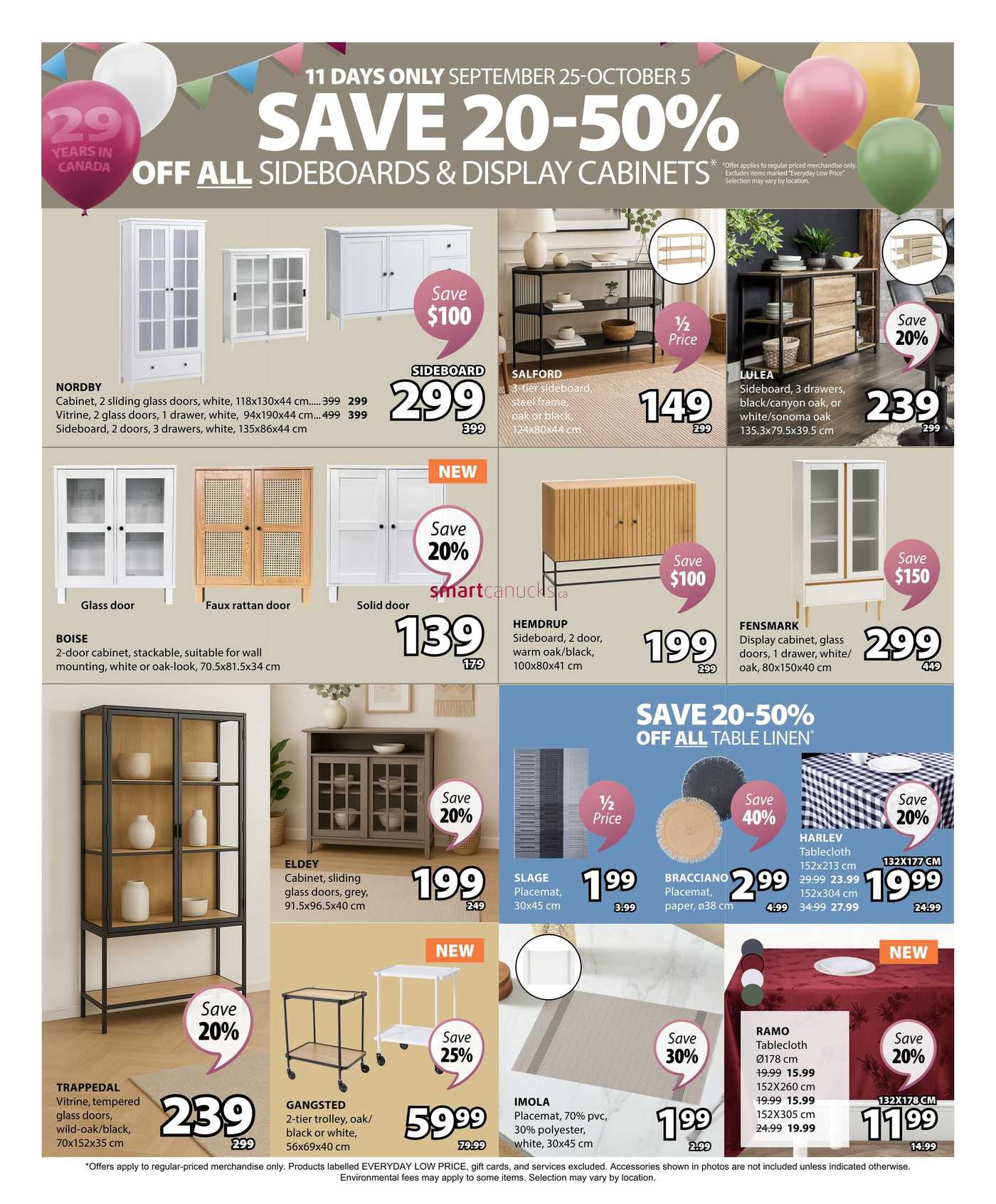 JYSK Flyer September 25 to October 9