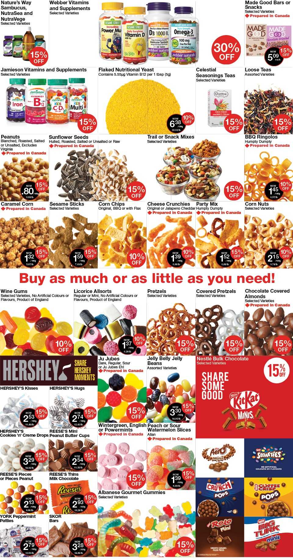 Bulk Barn Flyer September 25 to October 8