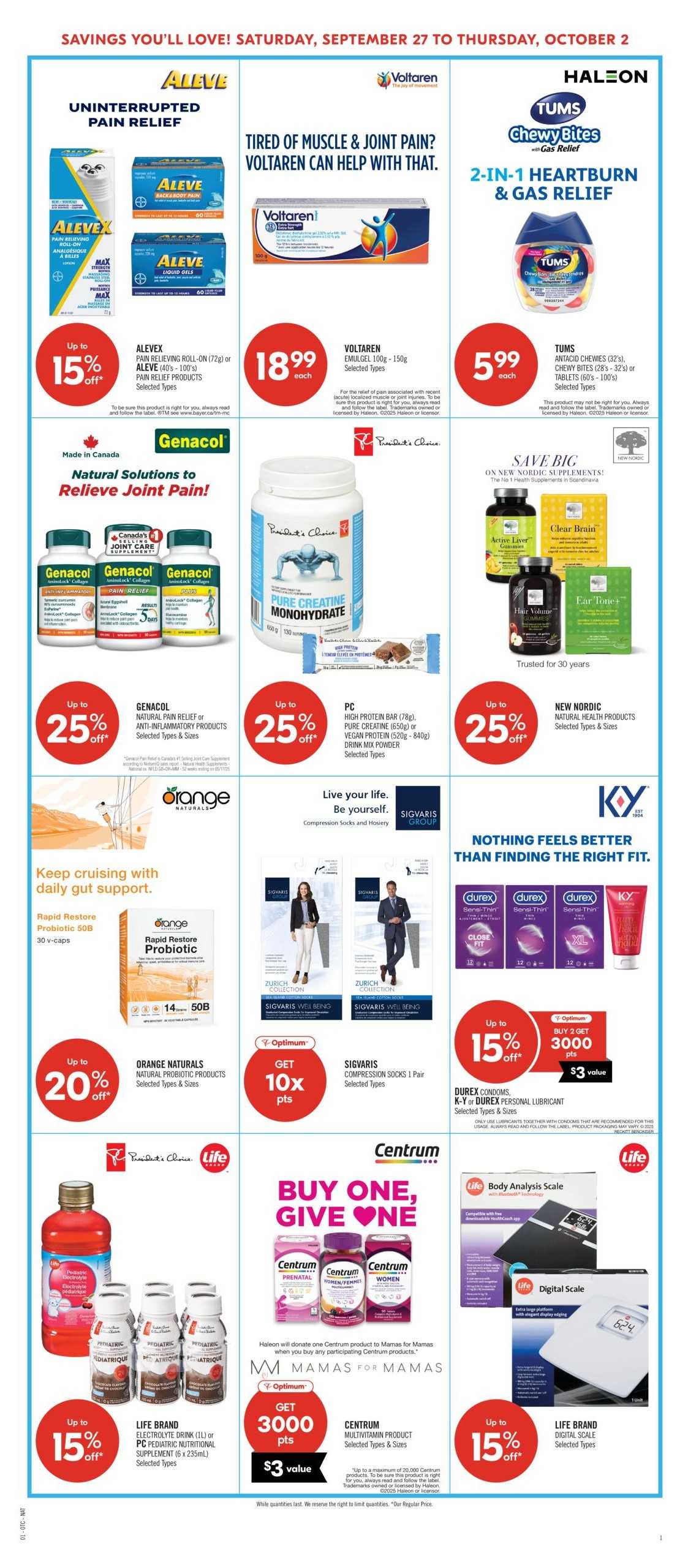 Shoppers Drug Mart (Atlantic) Flyer September 27 to October 2