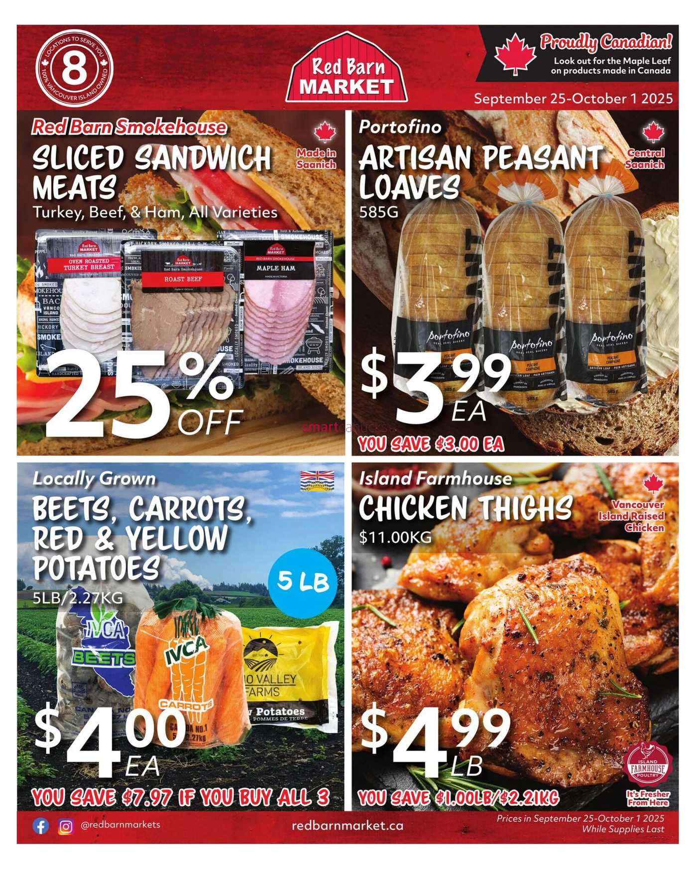 Red Barn Market Flyer September 25 to October 1