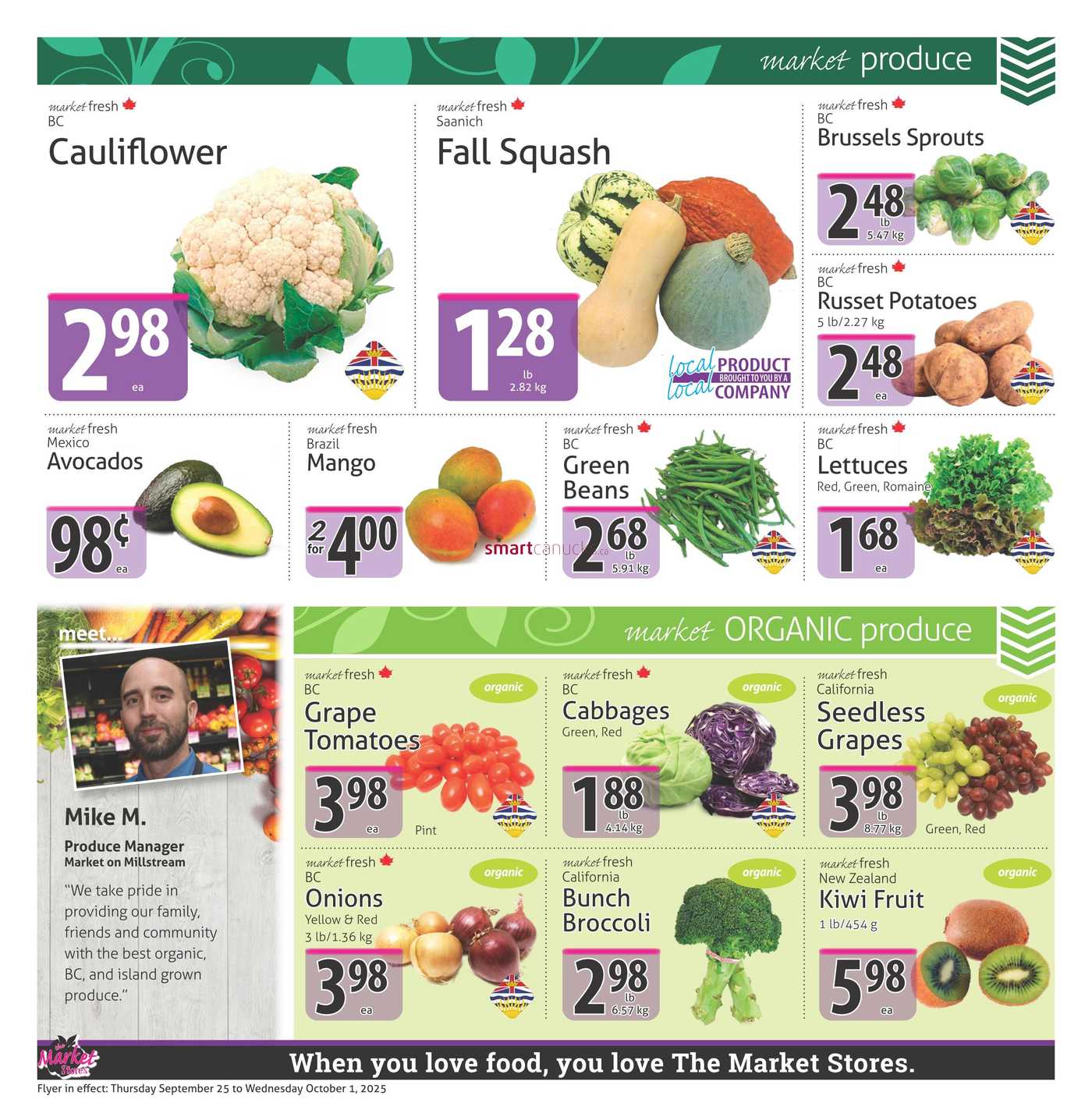 The Market Stores Flyer September 25 to October 1