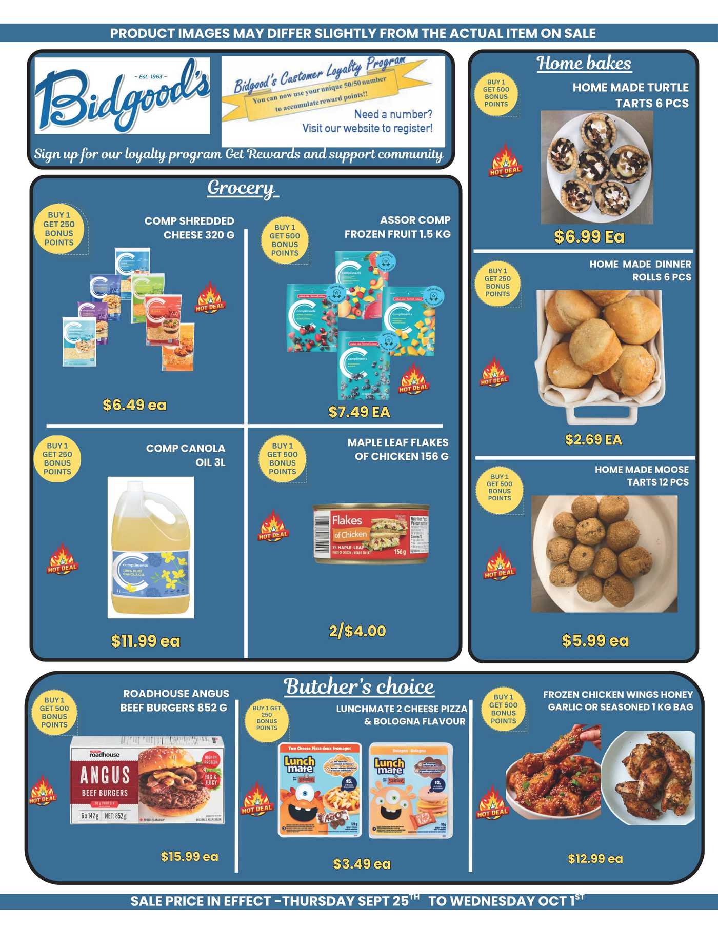Bidgood's Flyer September 25 to October 1