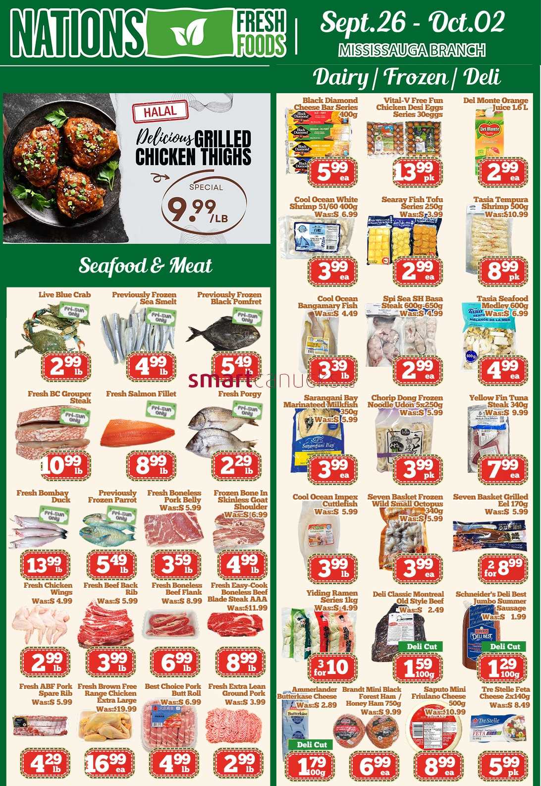 Nations Fresh Foods (Mississauga) Flyer September 26 to October 2