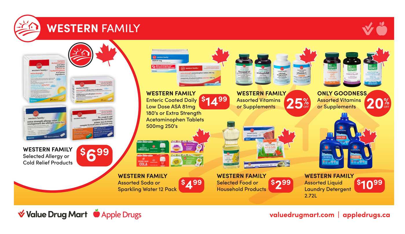 Apple Drugs Flyer September 28 to October 11