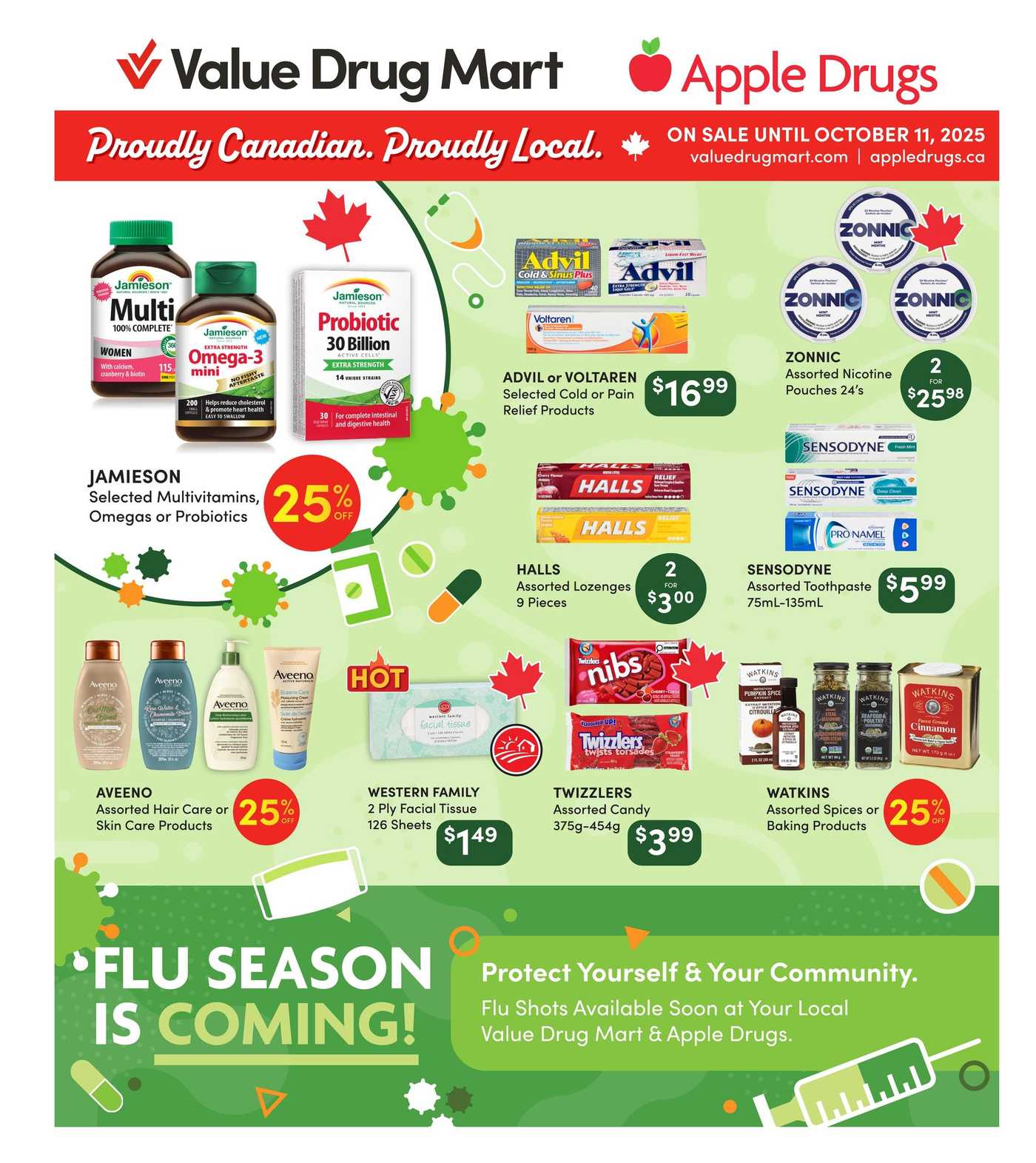 Apple Drugs Flyer September 28 to October 11