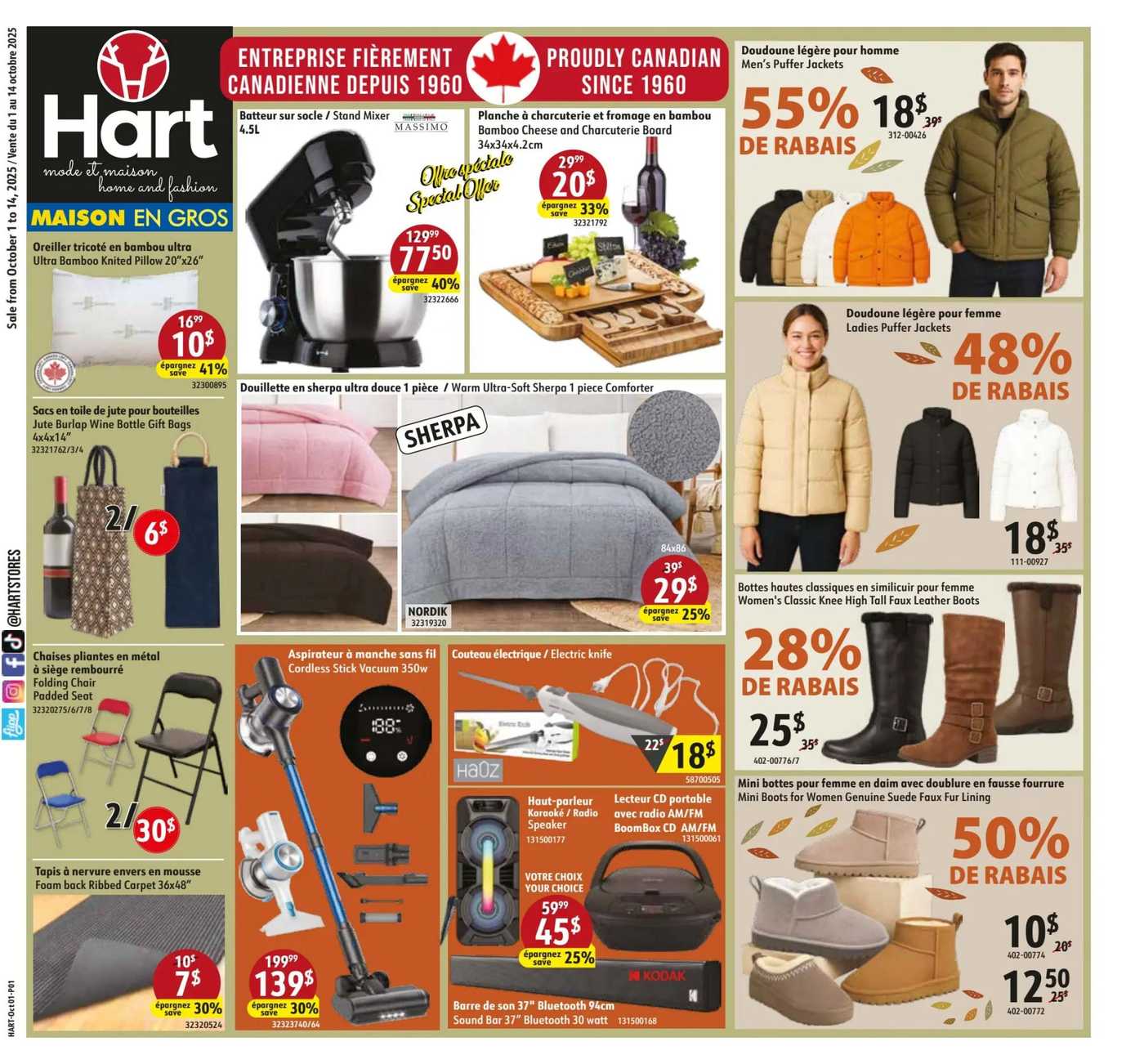 Hart Stores Flyer October 1 to 14