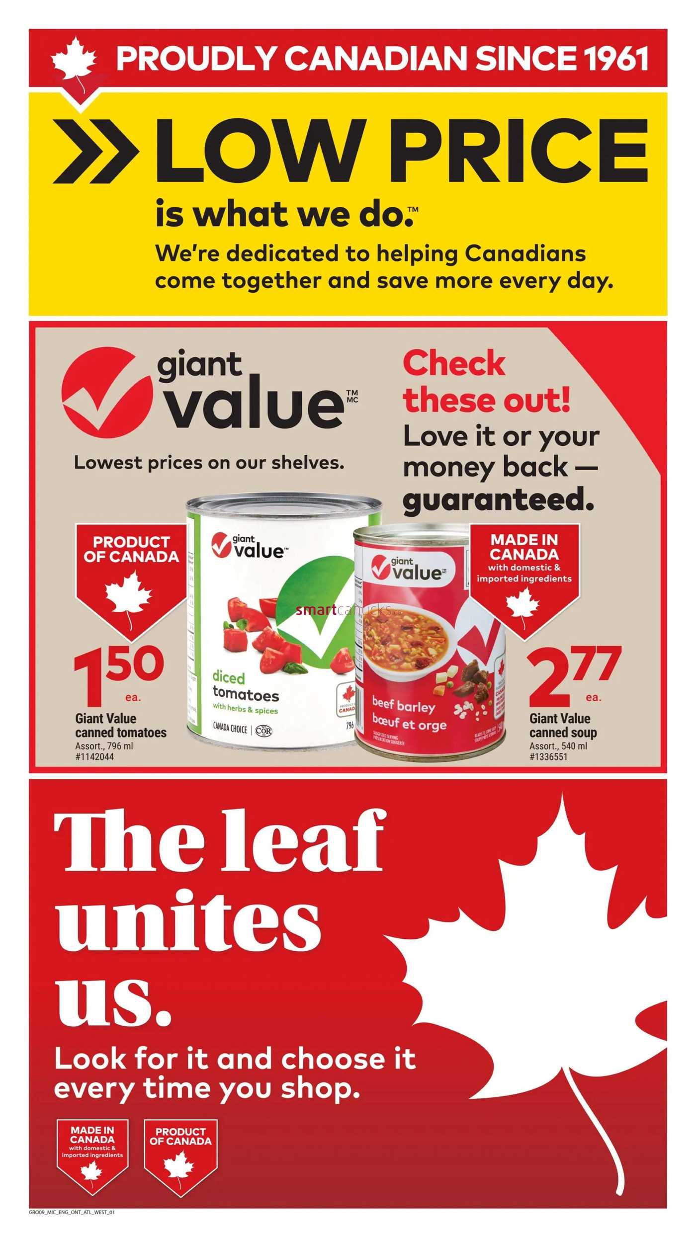 Giant Tiger (Atlantic) Flyer October 1 to 7