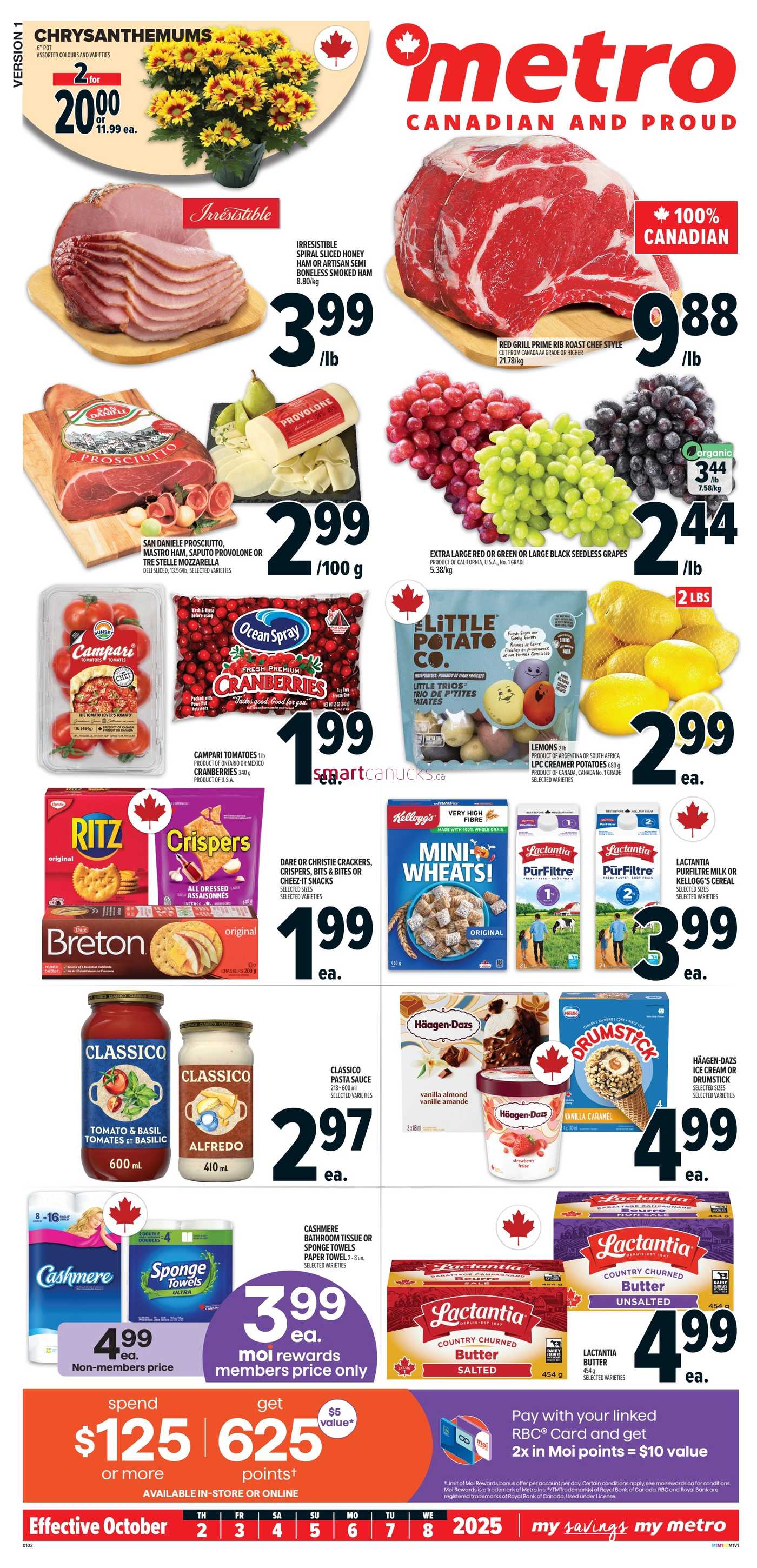 Metro (ON) flyer October 2 - 8