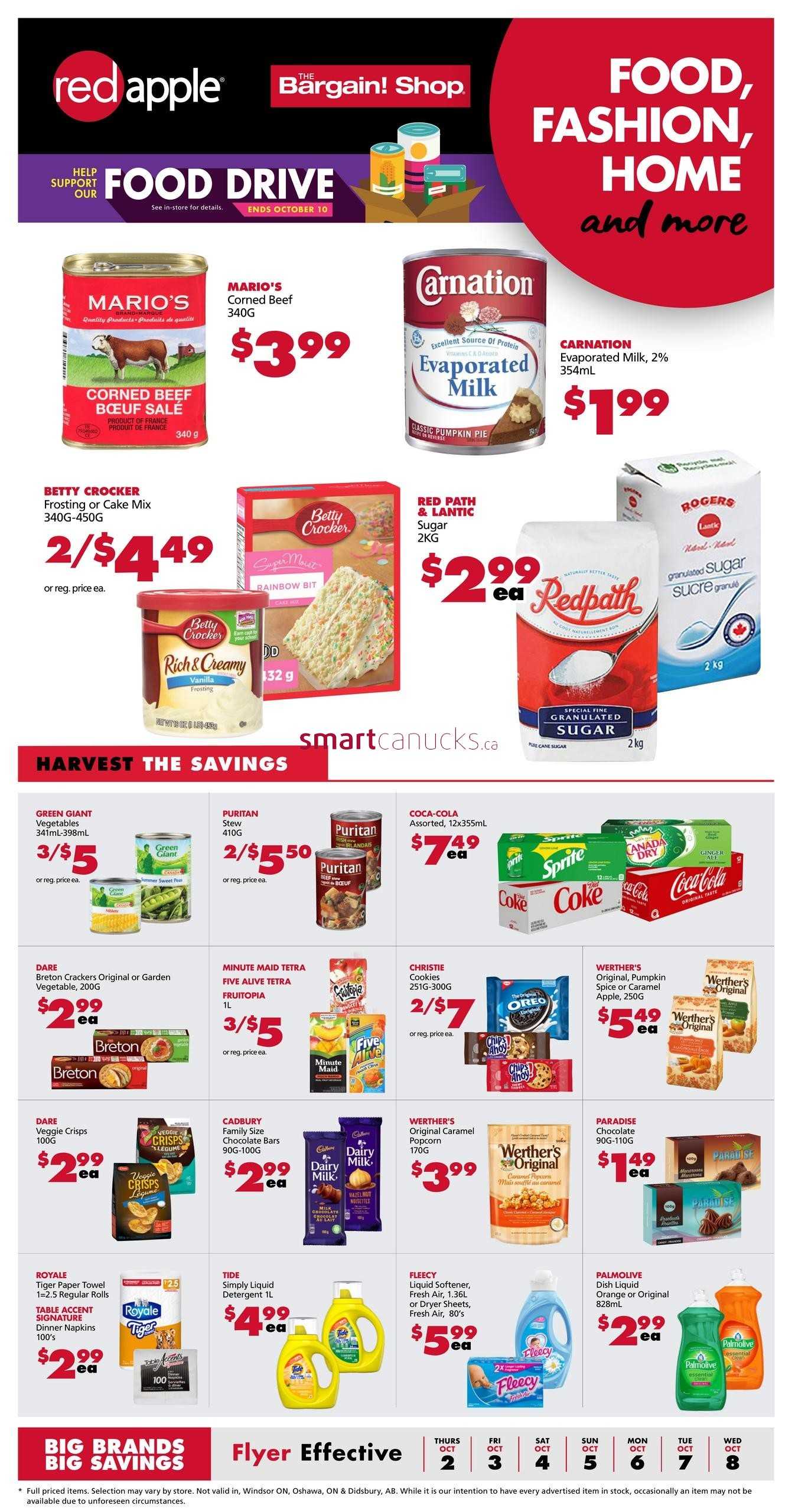 The Bargain Shop & Red Apple Stores Canada Flyers