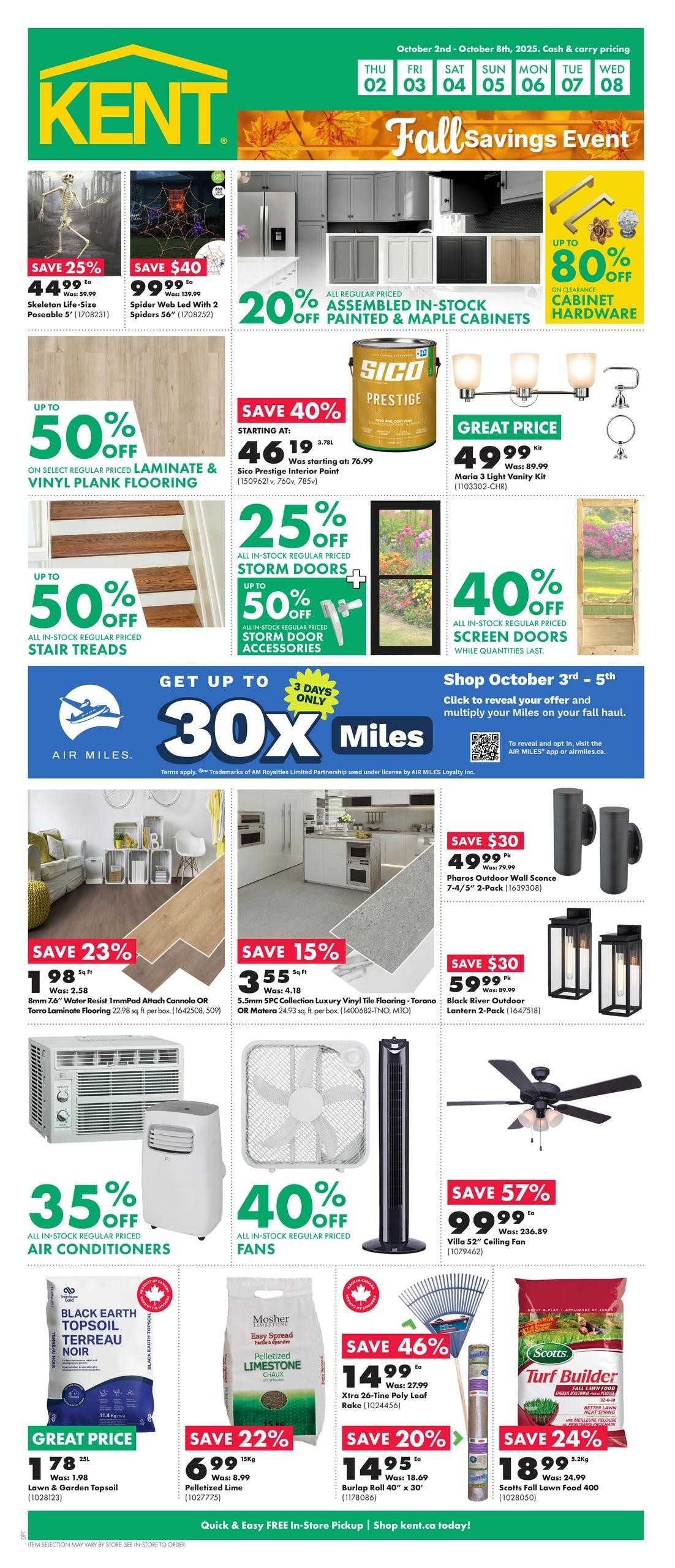 Kent Building Supplies Flyer October 2 to 8