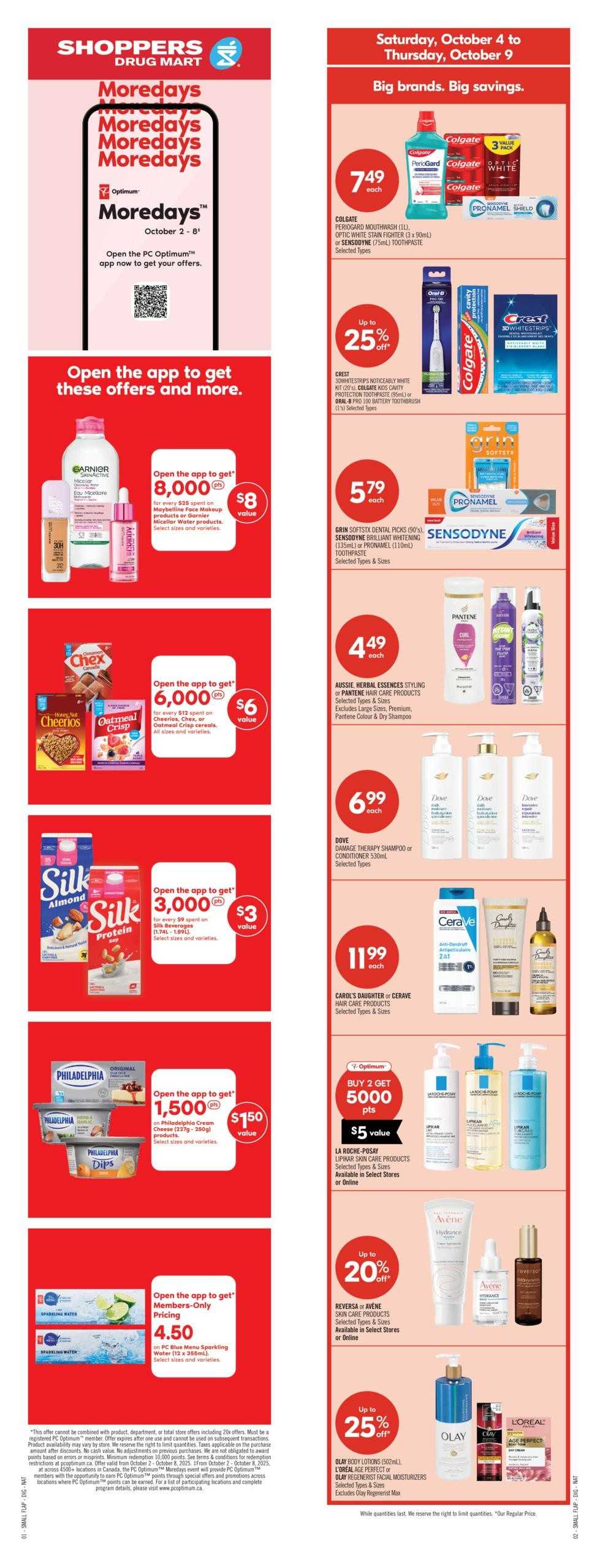Shoppers Drug Mart (Atlantic) Flyer October 4 to 9